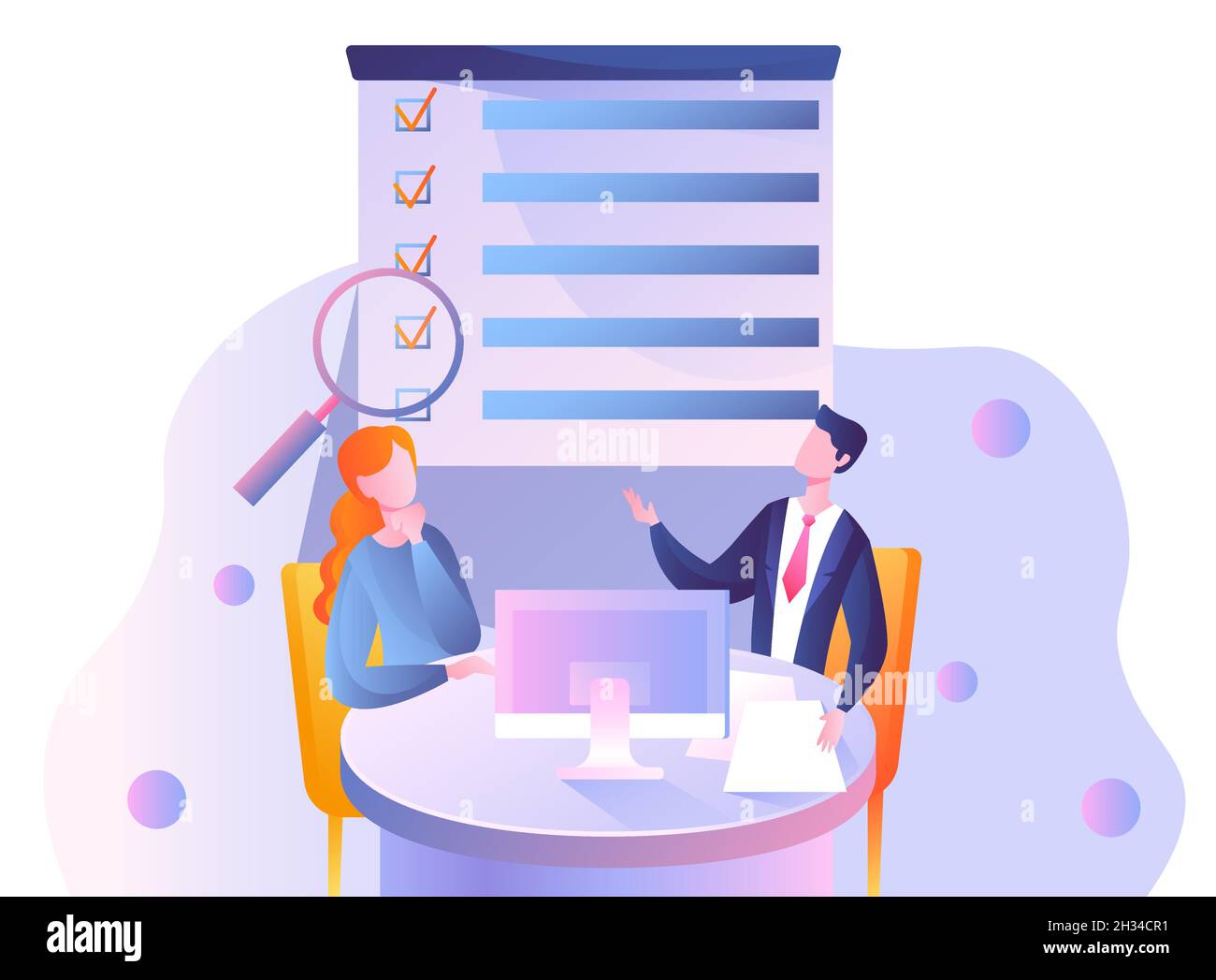 Quality control sheet Stock Vector Images - Alamy