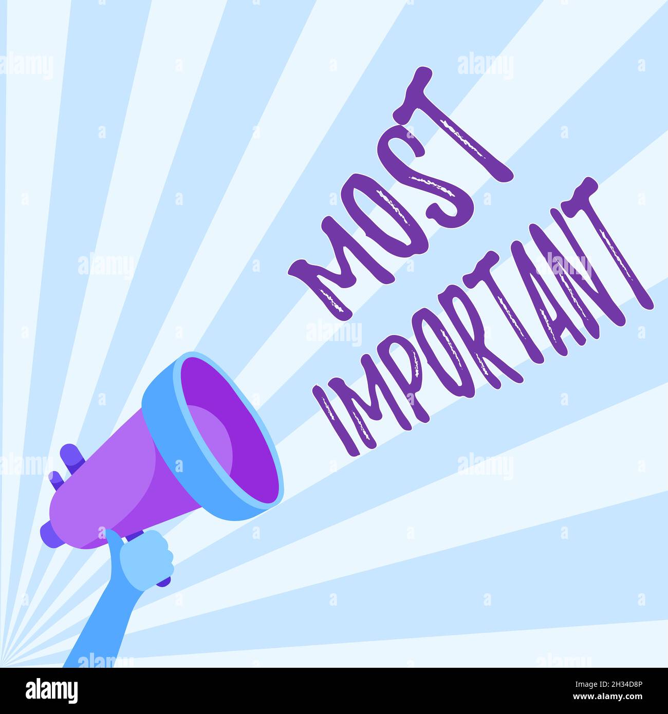 Handwriting text Most Important. Word Written on Greatest or highest ...