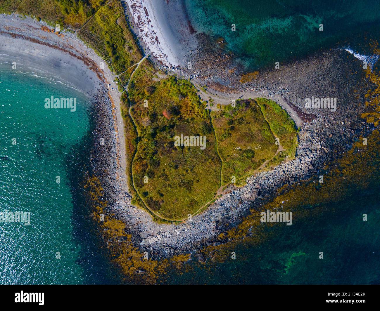 Seapoint aerial view between Seapoint Beach and Crescent Beach on ...