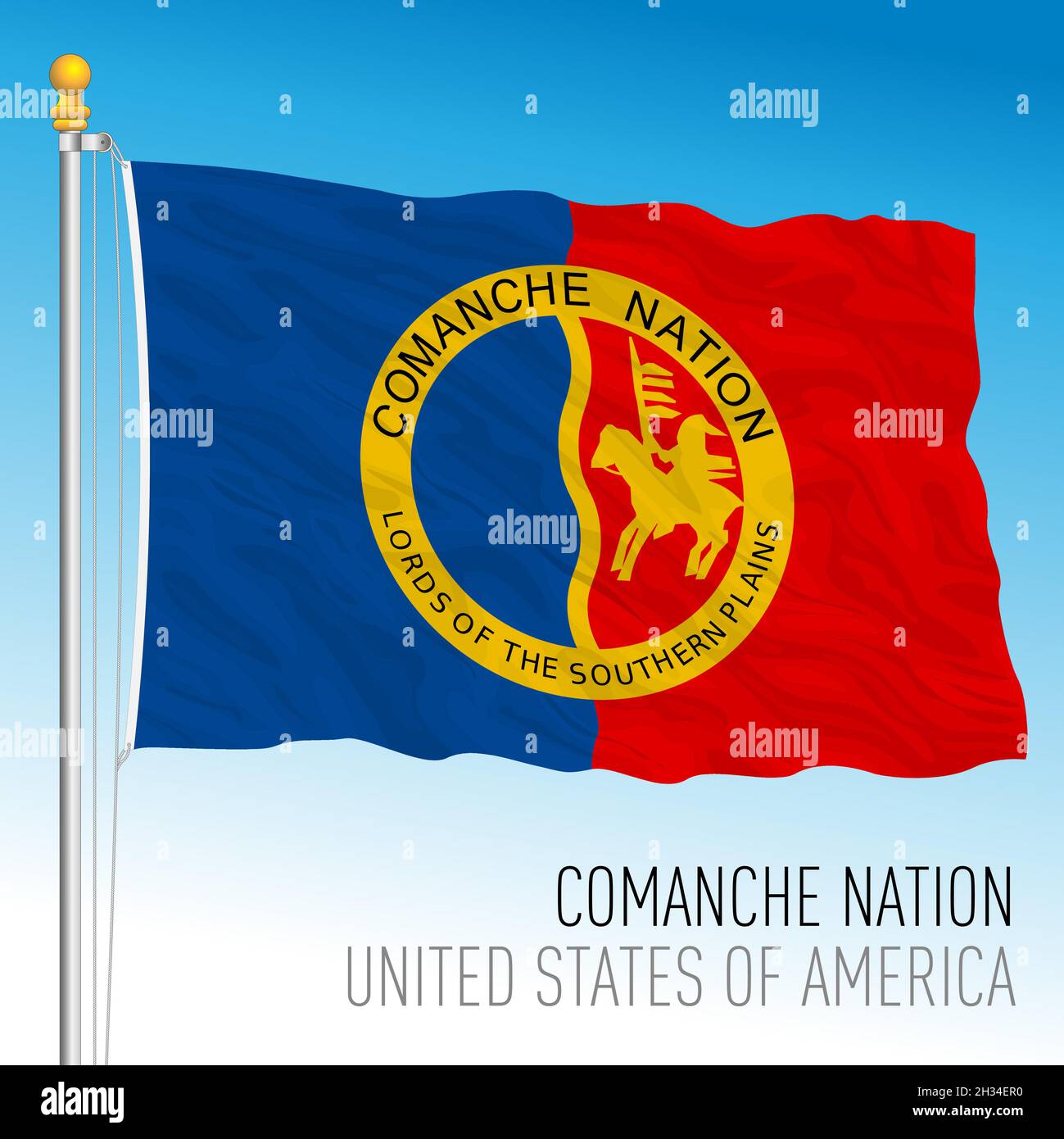 Comanche nation Stock Vector Images - Alamy