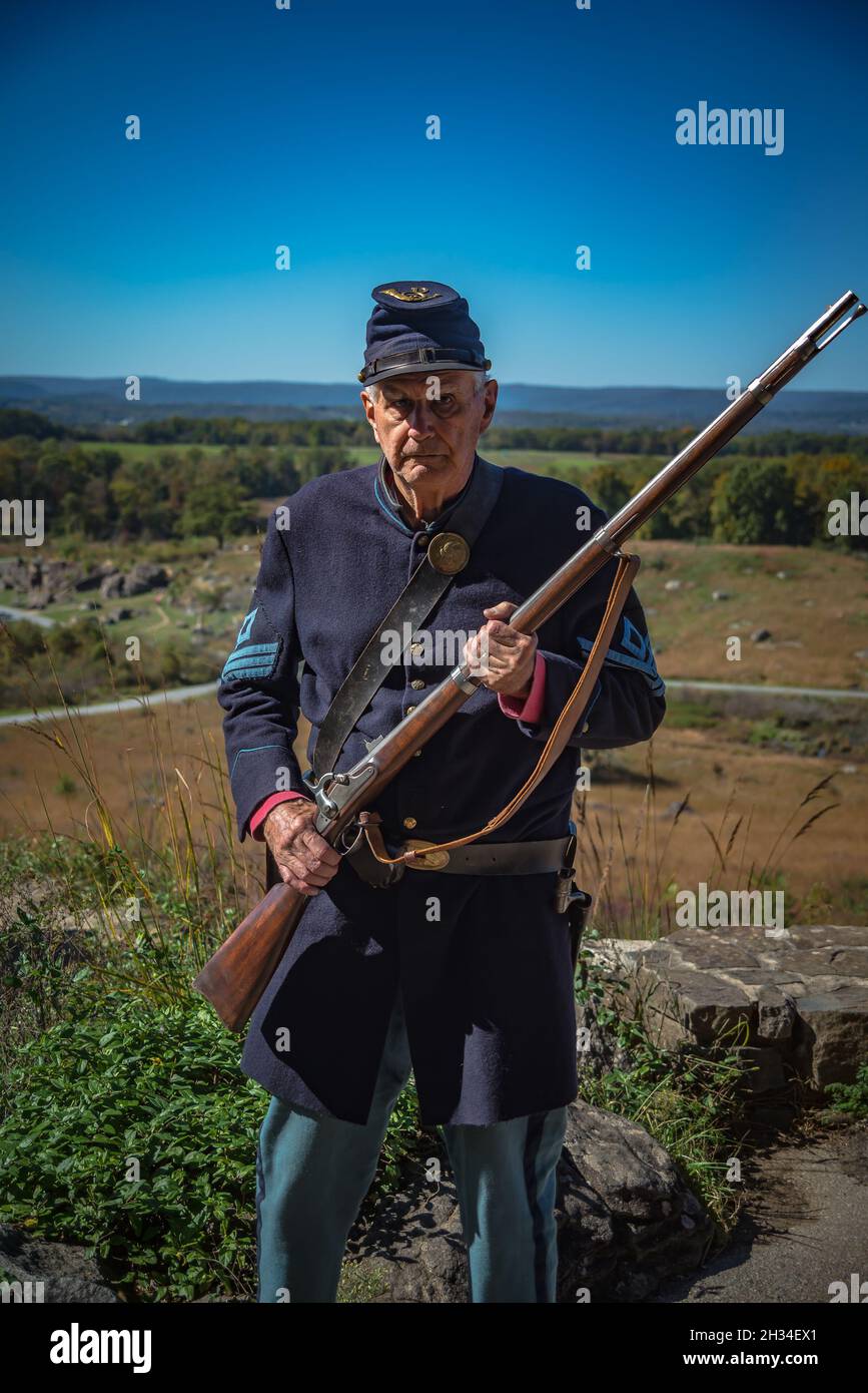 Gettysburg rifle hi-res stock photography and images - Alamy