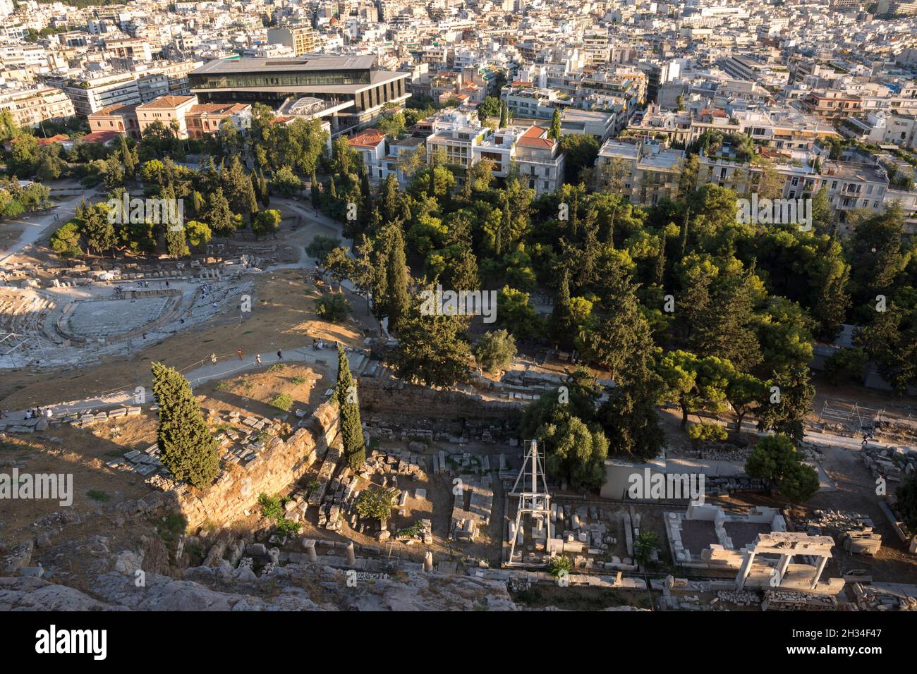 details of the construction of the columns of Acropolis in Athens in Greece Stock Photo - Alamy
