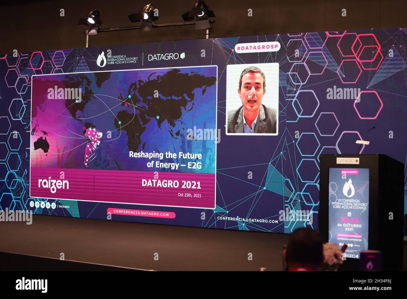 Sao Paulo, Sao Paulo, Brasil. 25th Oct, 2021. (INT) 21st edition of the Datagro International ...