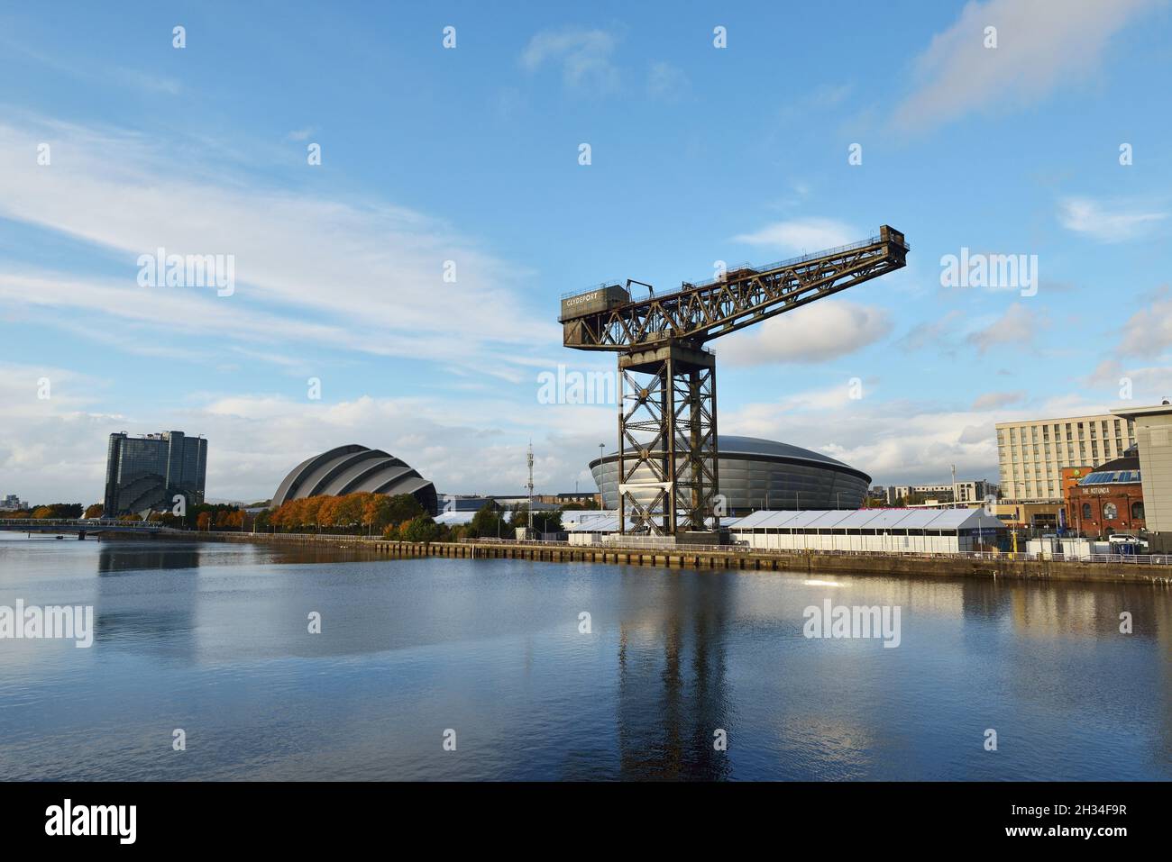 Glasgow COP 26 Climate Change campus Stock Photo - Alamy