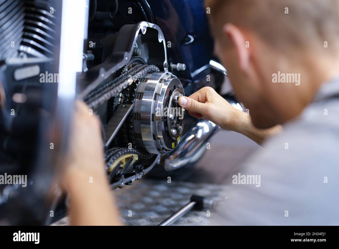 Repairs engine hi-res stock photography and images - Alamy