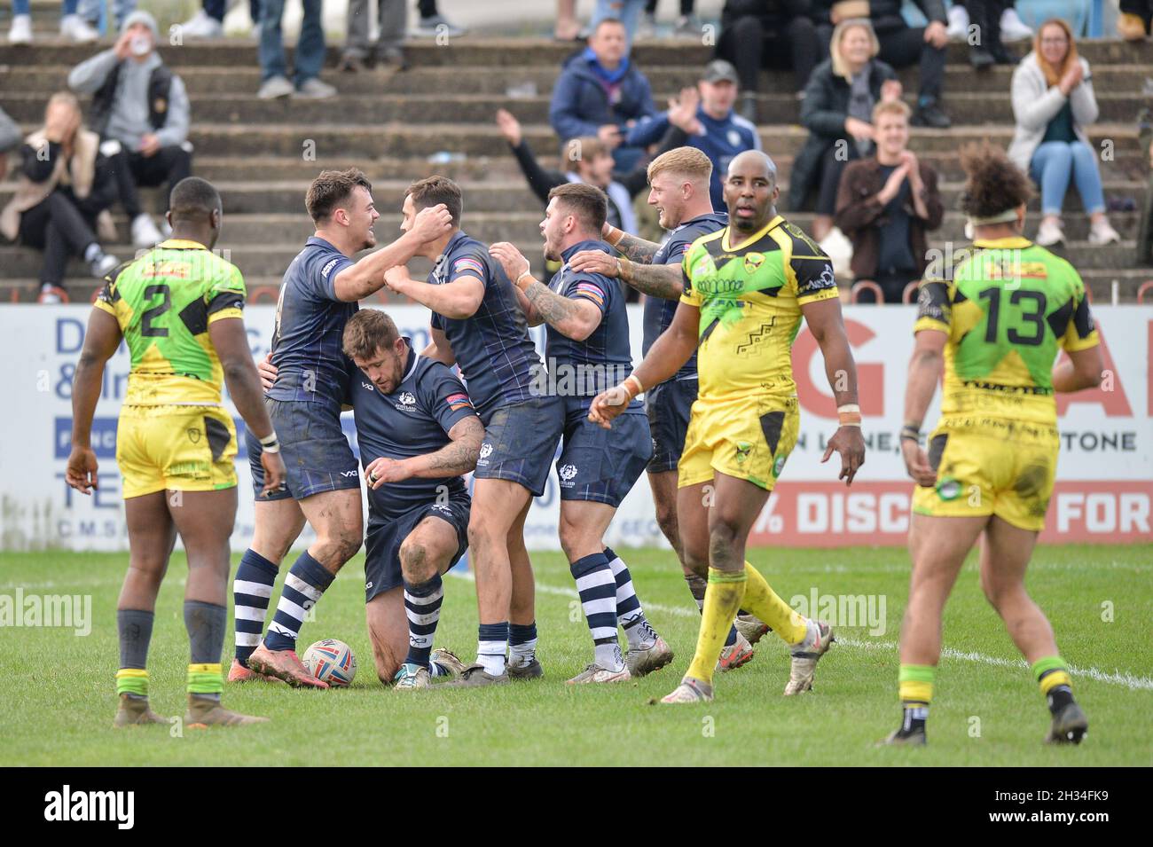Featherstone, England - 24 October 2021 - Will Oakes of Scotland ...