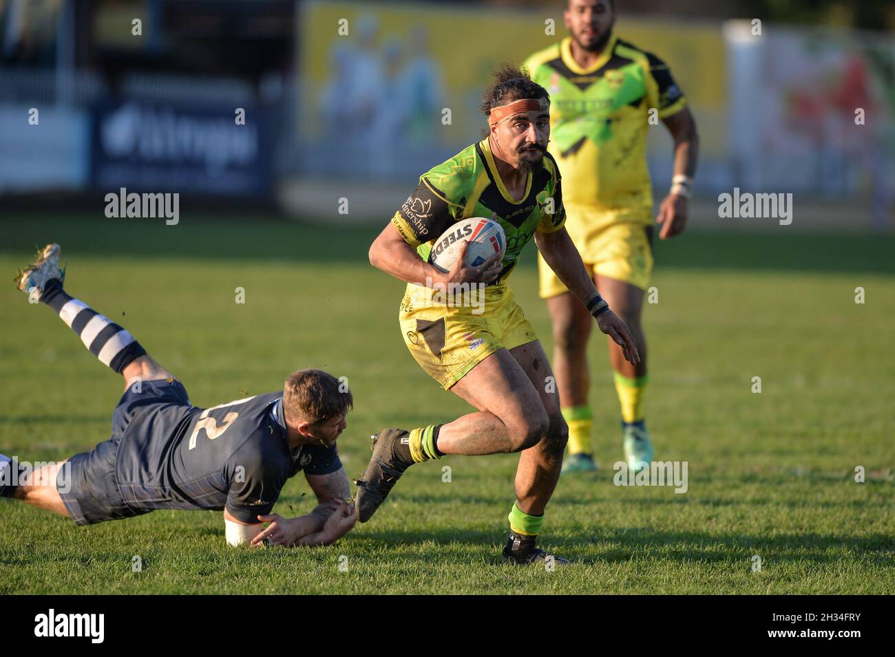 Featherstone, England - 24 October 2021 - Ashton Golding of Jamaica in ...