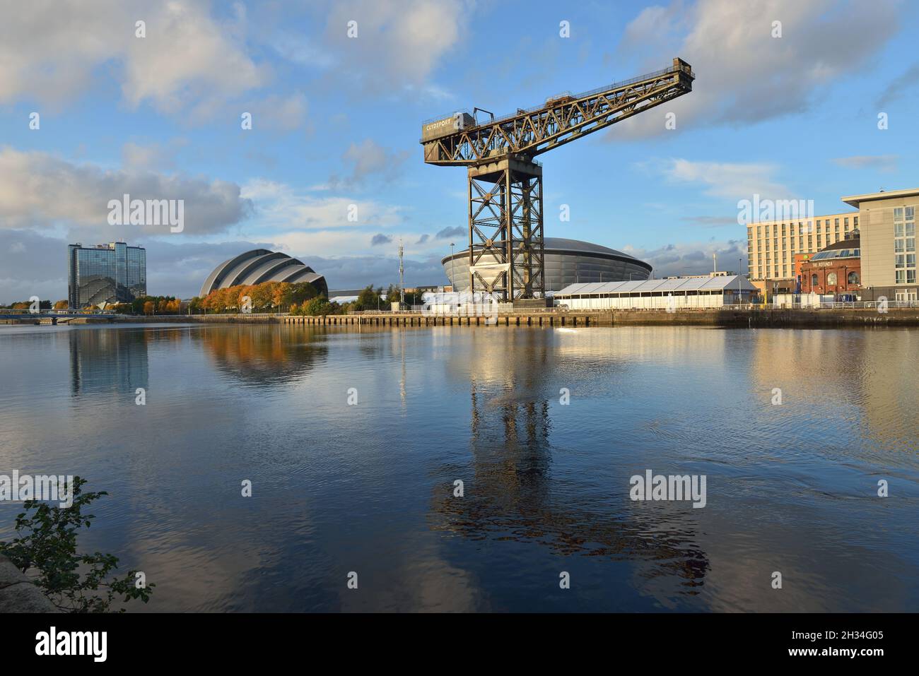 Glasgow COP 26 Climate Change campus Stock Photo - Alamy