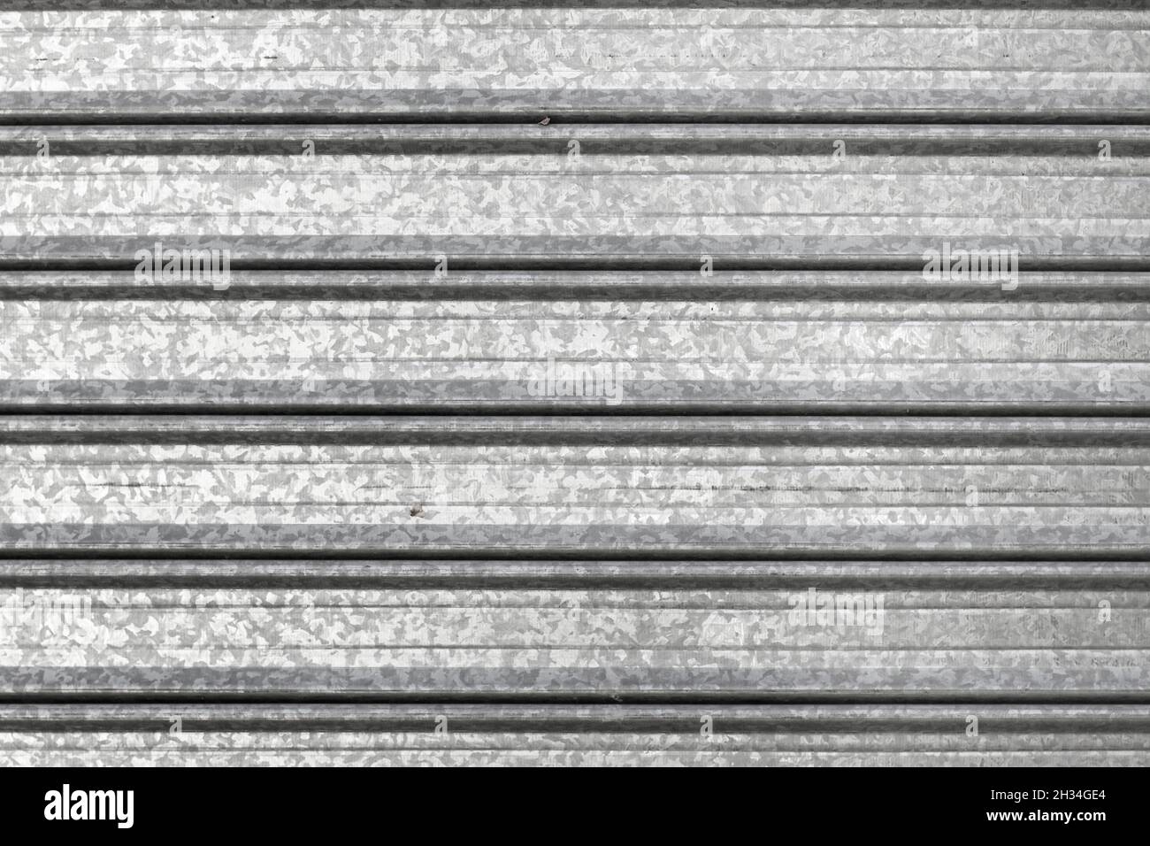 A metal shutter in a close up view Stock Photo - Alamy