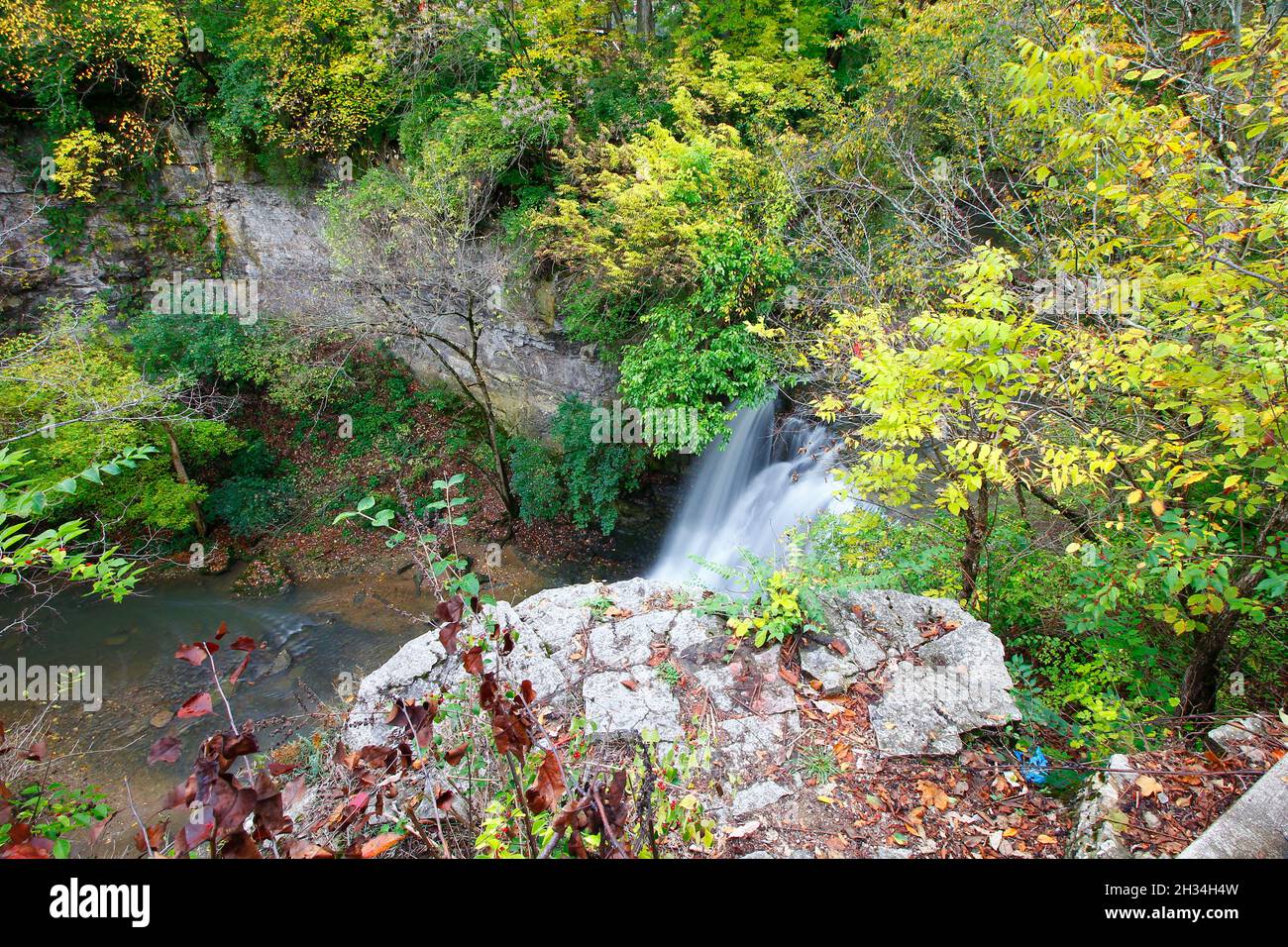 Hayden Run Falls Park in Autumn, Columbus, Ohio Stock Photo - Alamy