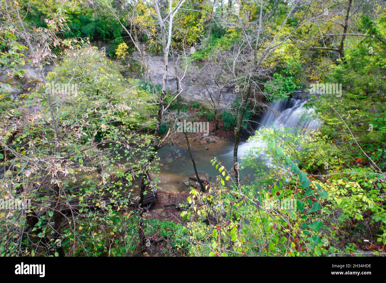 Hayden Run Falls Park in Autumn, Columbus, Ohio Stock Photo - Alamy