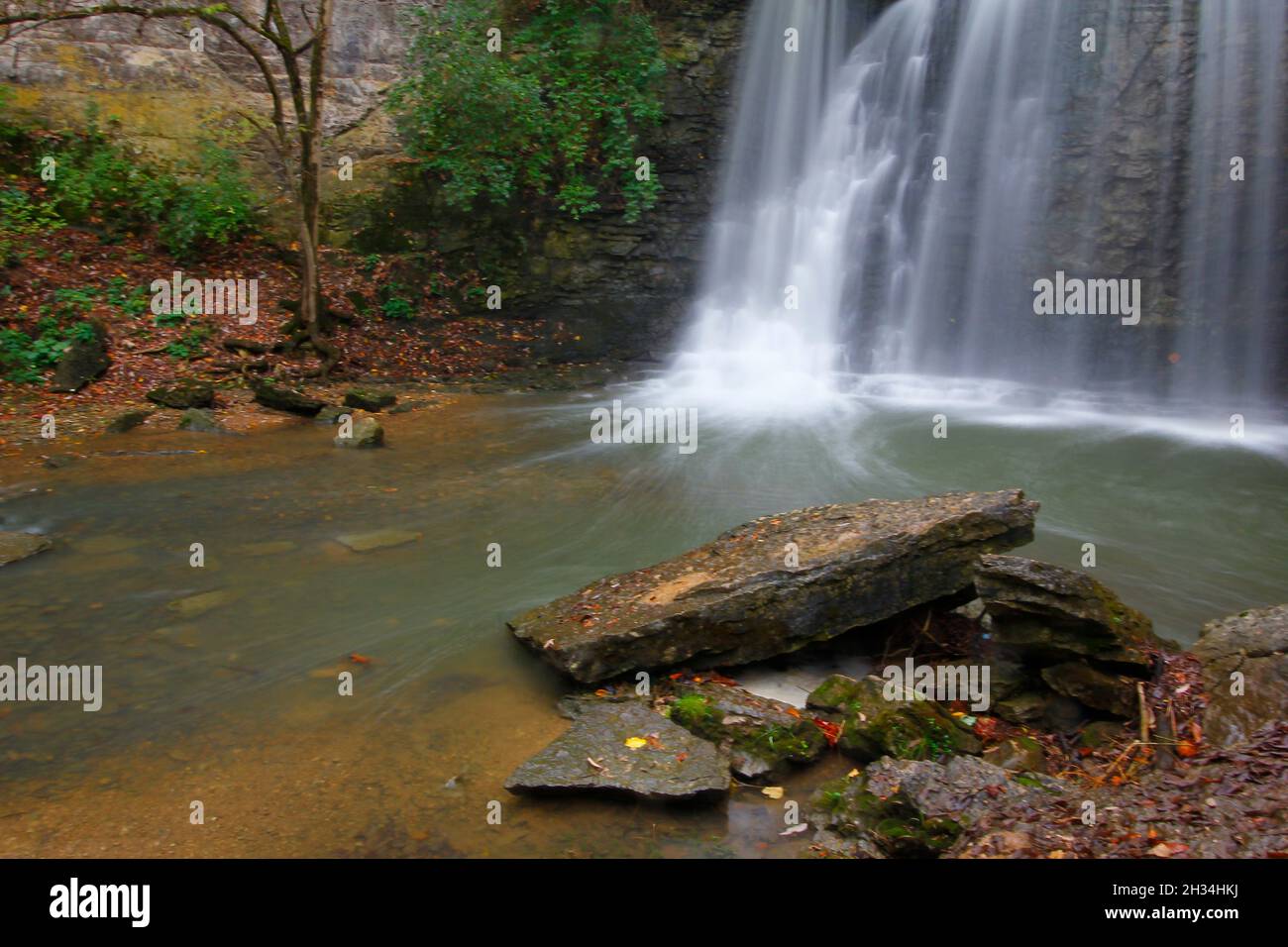 Hayden Run Falls Park in Autumn, Columbus, Ohio Stock Photo - Alamy