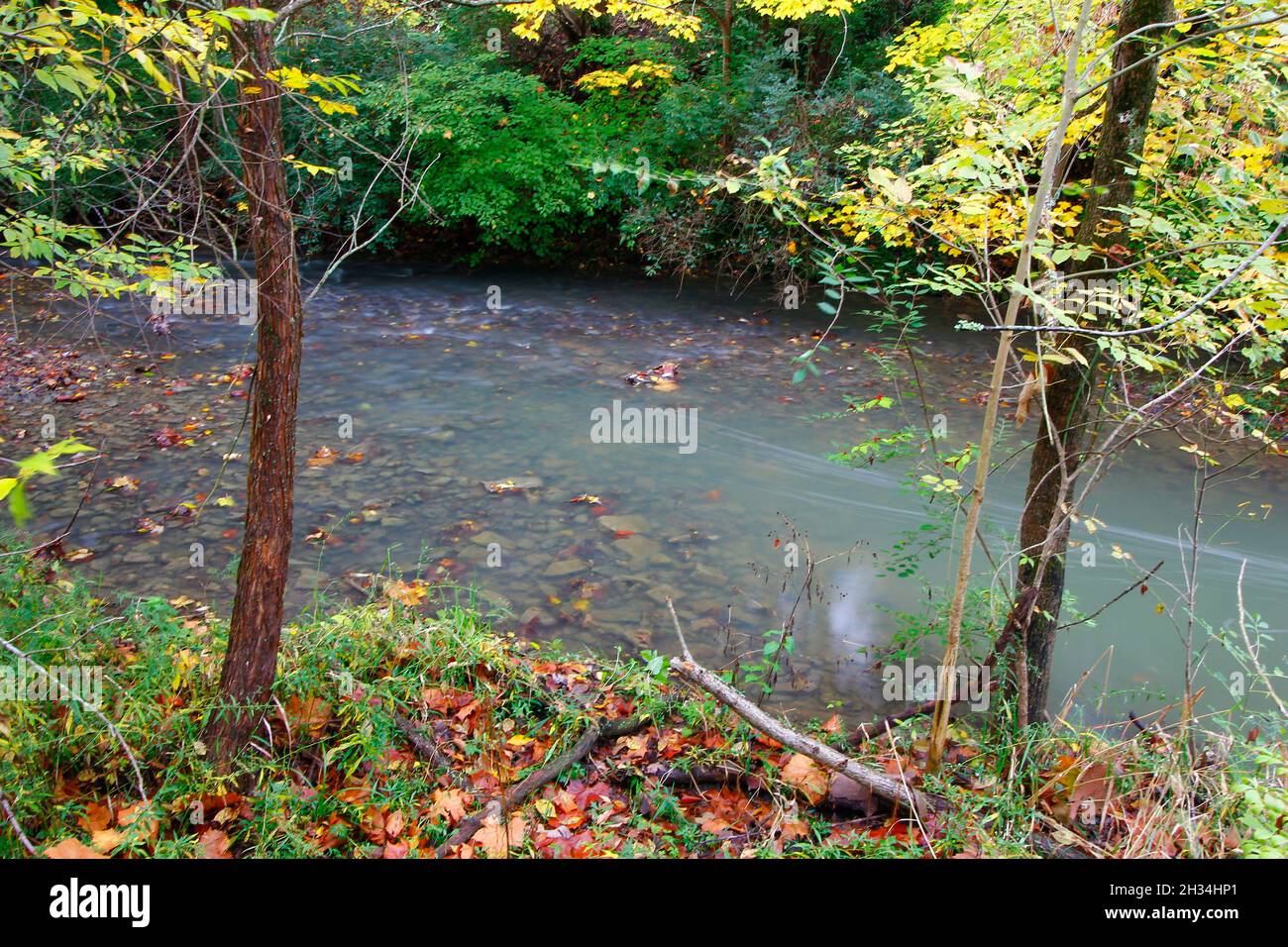 Hayden Run Falls Park in Autumn, Columbus, Ohio Stock Photo - Alamy