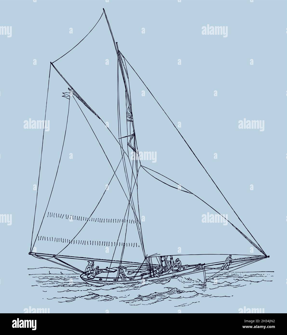 Sloop ship hi-res stock photography and images - Alamy