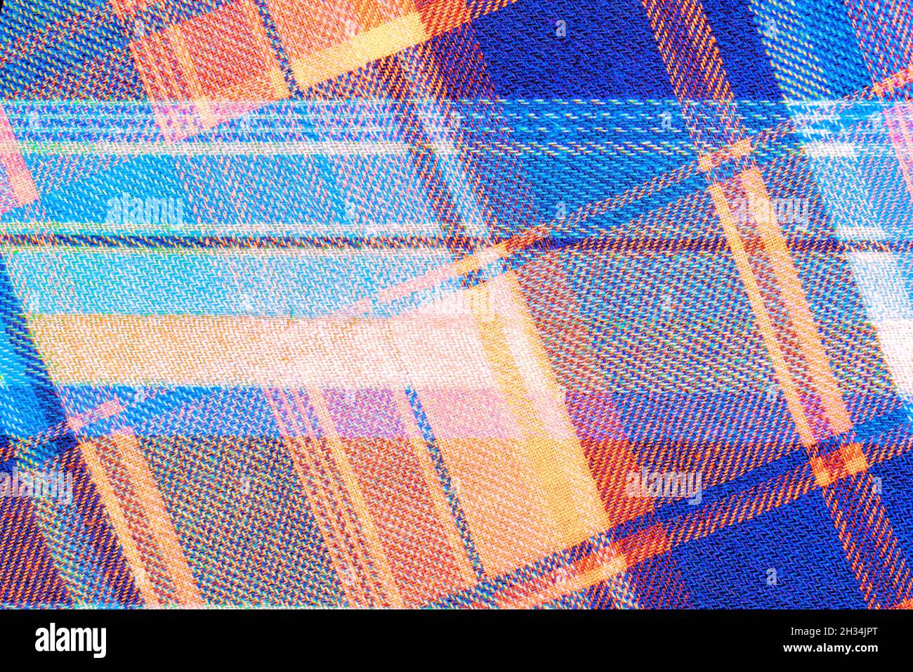 An abstract background or texture with strong colored lines and squares ...