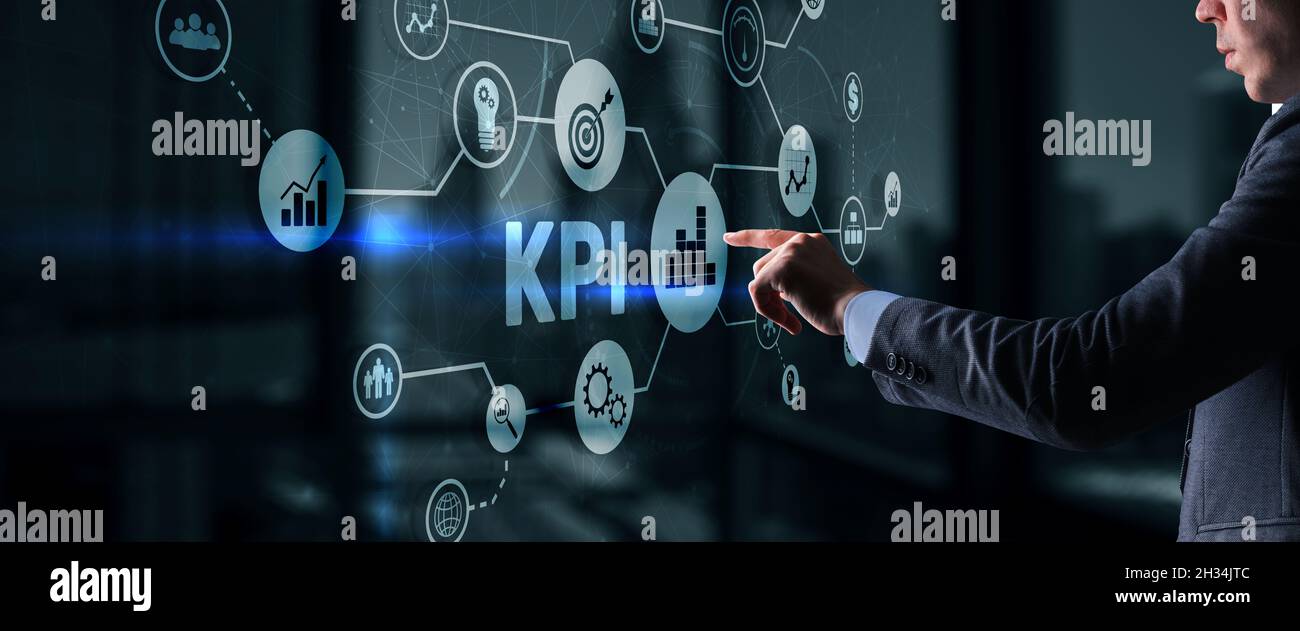 KPI Key Performance Indicator Business Internet Technology Concept on ...