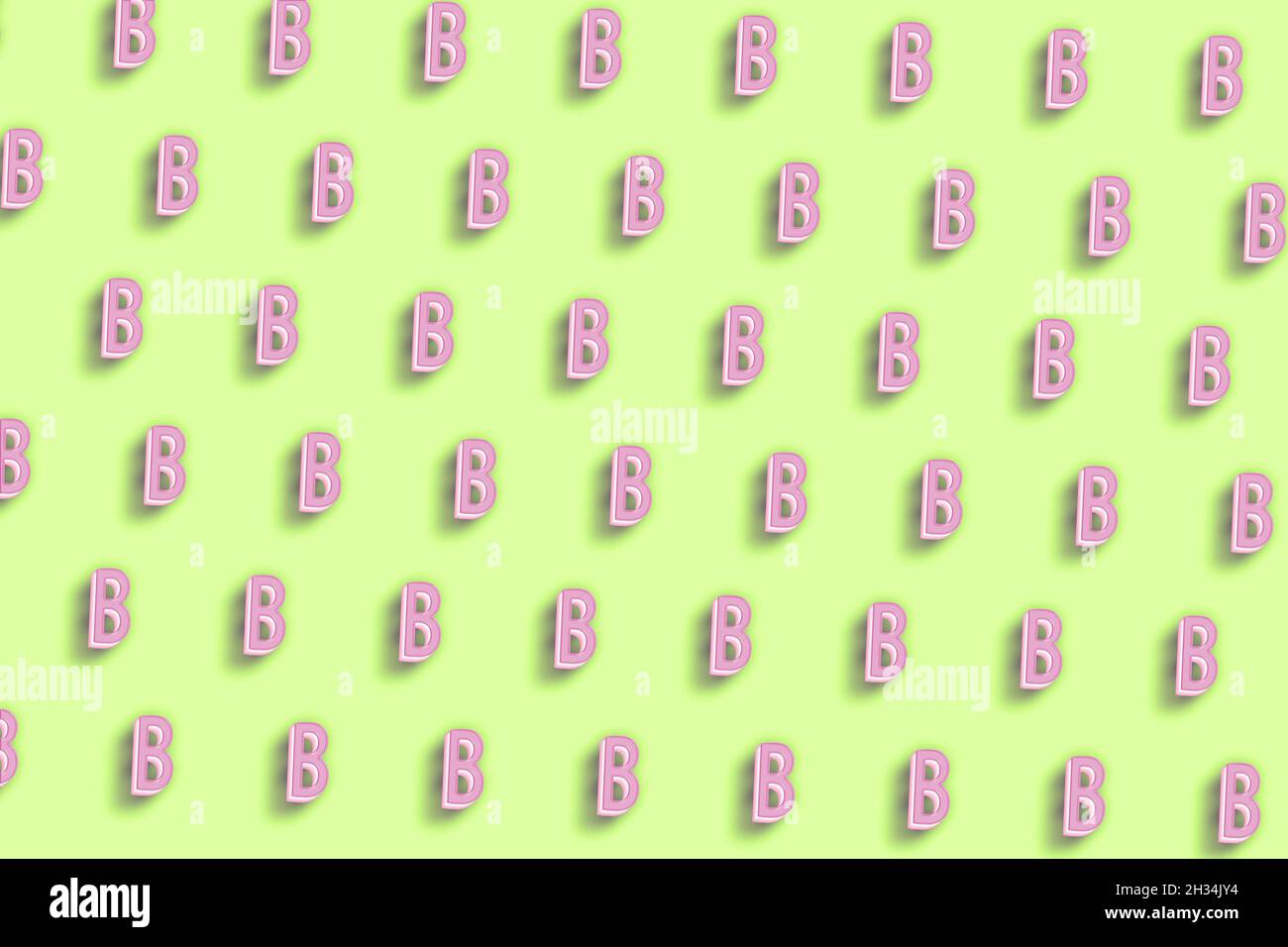 Beta sign. Beta letter, Greek Alphabet Symbol, Yellow minimal ...