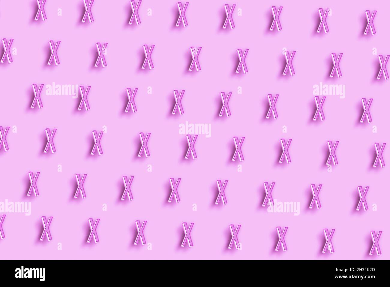 Chi sign. Chi letter, Greek Alphabet Symbol, Pink minimal background ...