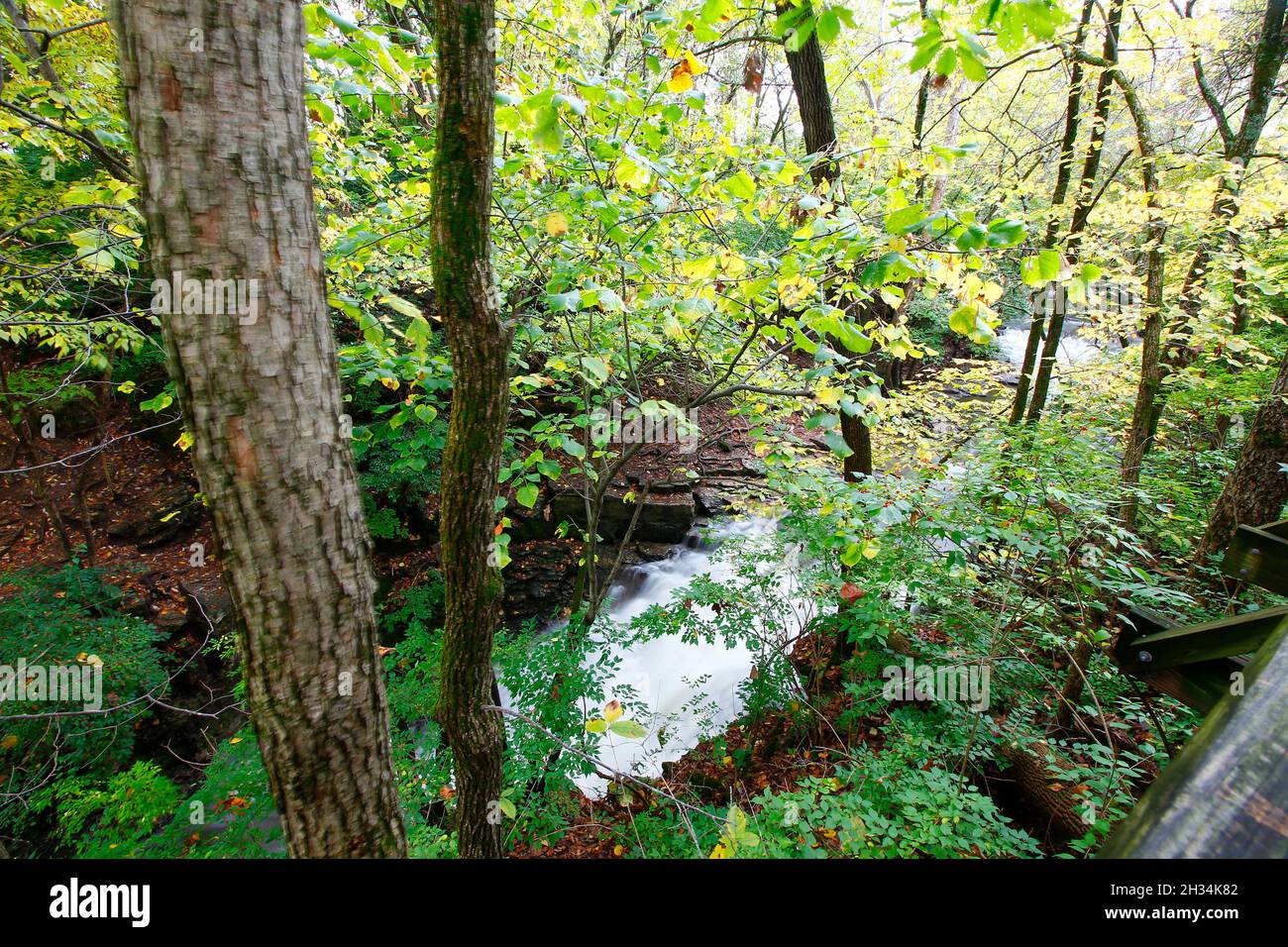 Indian Run Falls Park in Autumn, Dublin, Ohio Stock Photo - Alamy