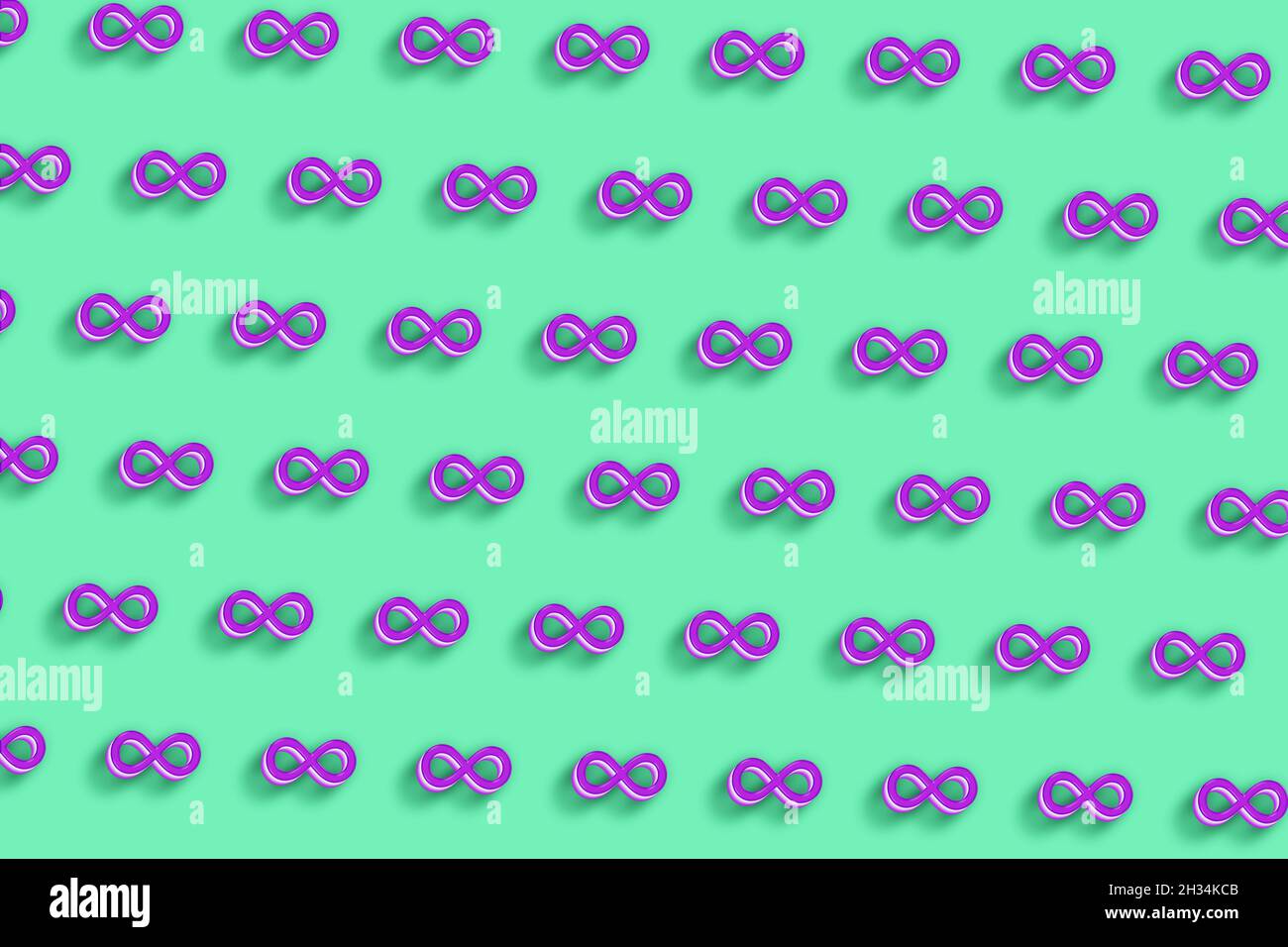 Infinity symbol, Eternal, Endless, Infinity sign, green minimal ...