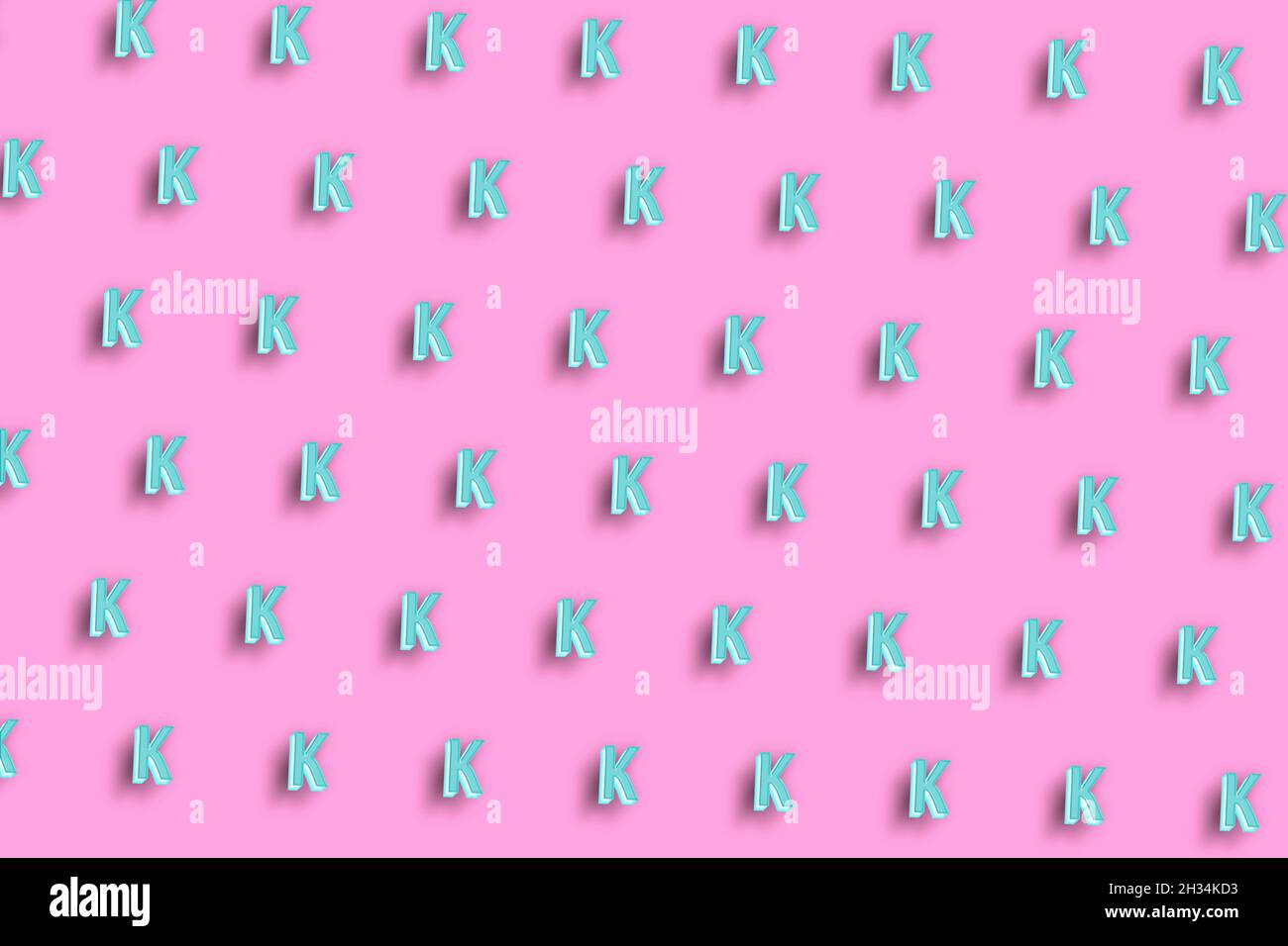 Kappa sign. Kappa letter, Greek Alphabet Symbol, pink minimal ...