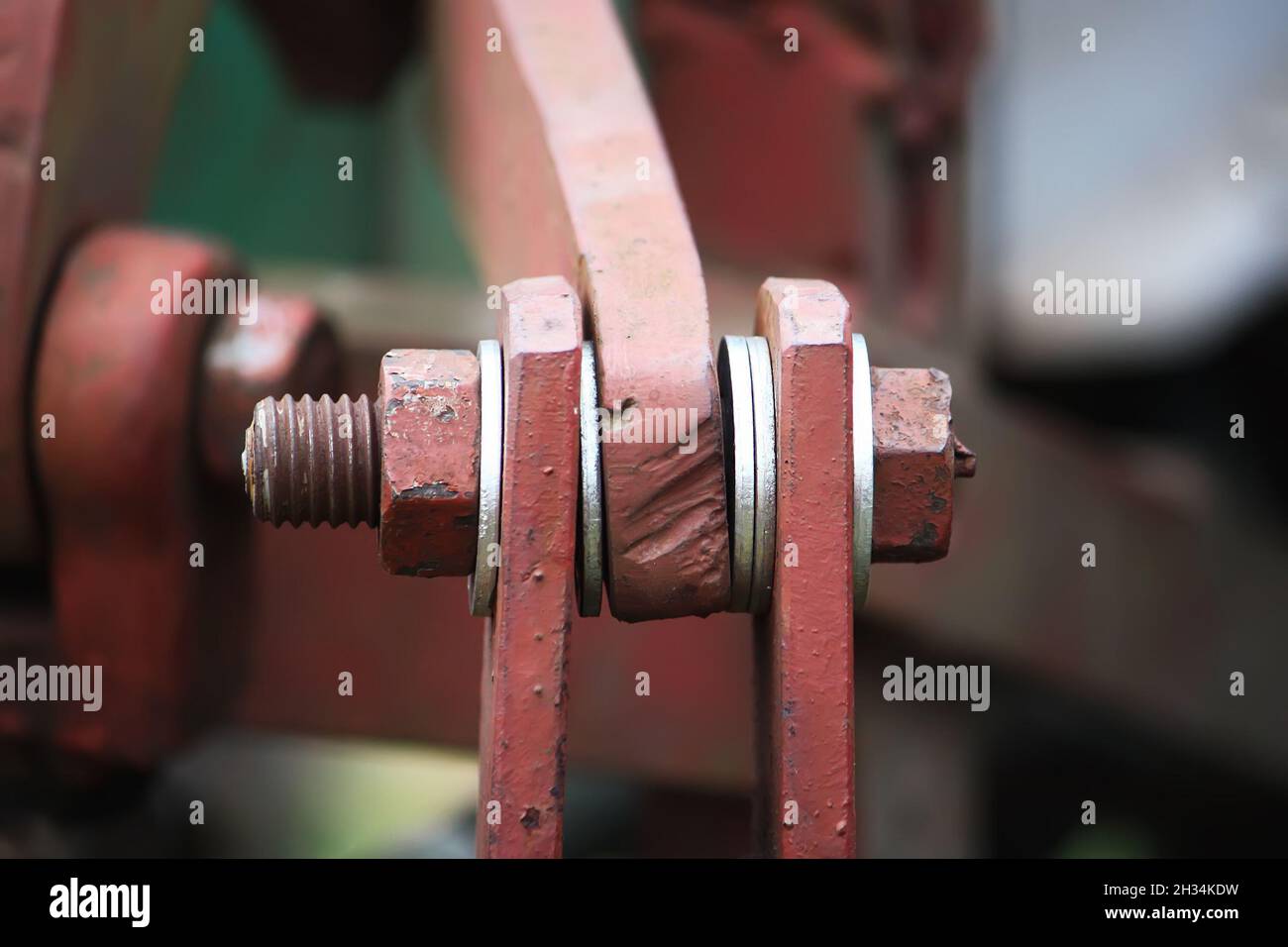 Metallic parts close up Stock Photo - Alamy