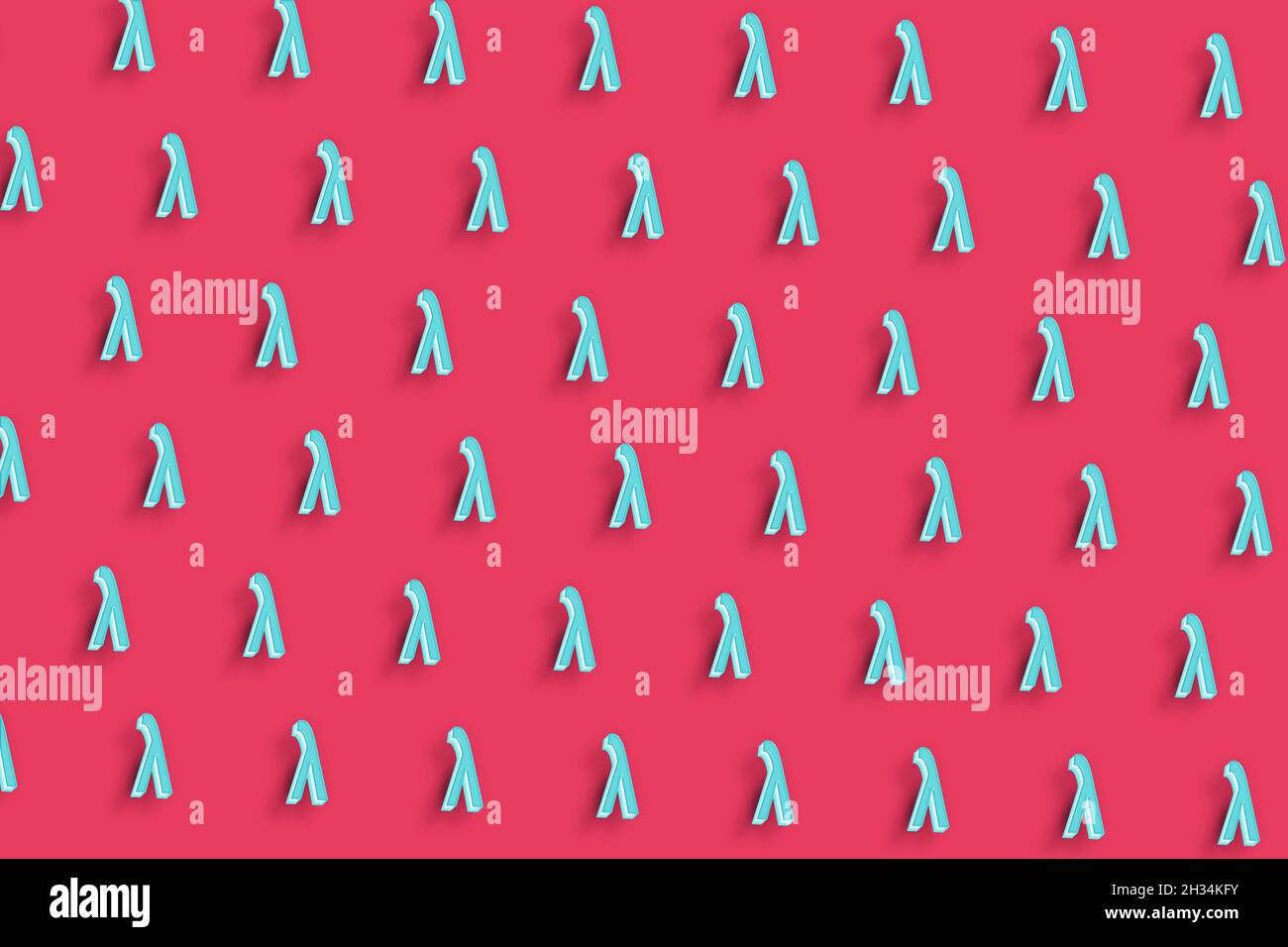 Lambda sign. Lambda letter, Greek Alphabet Symbol, Red minimal ...