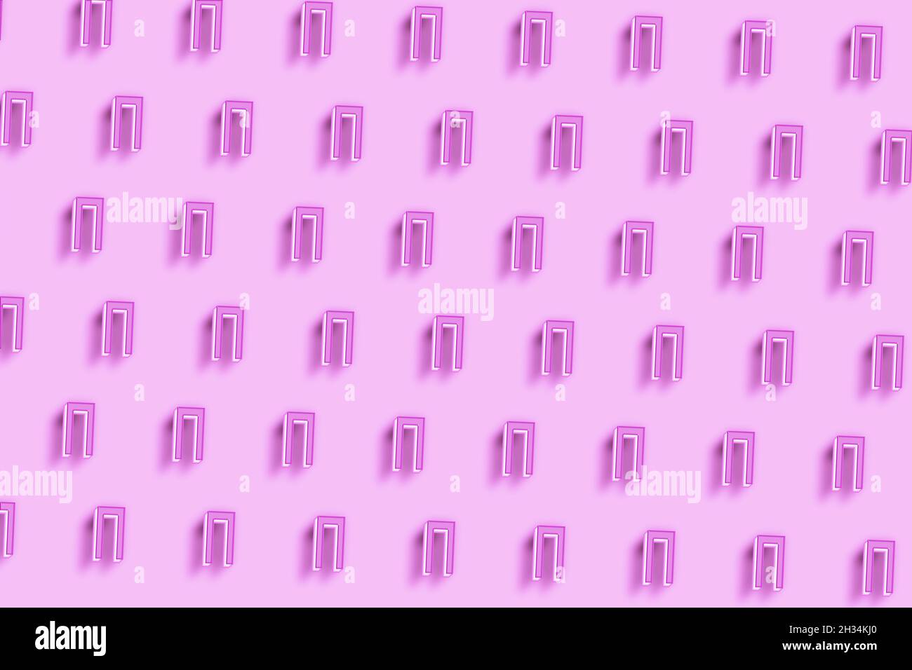 Pi sign. Pi letter, Greek Alphabet Symbol, Pink minimal background ...