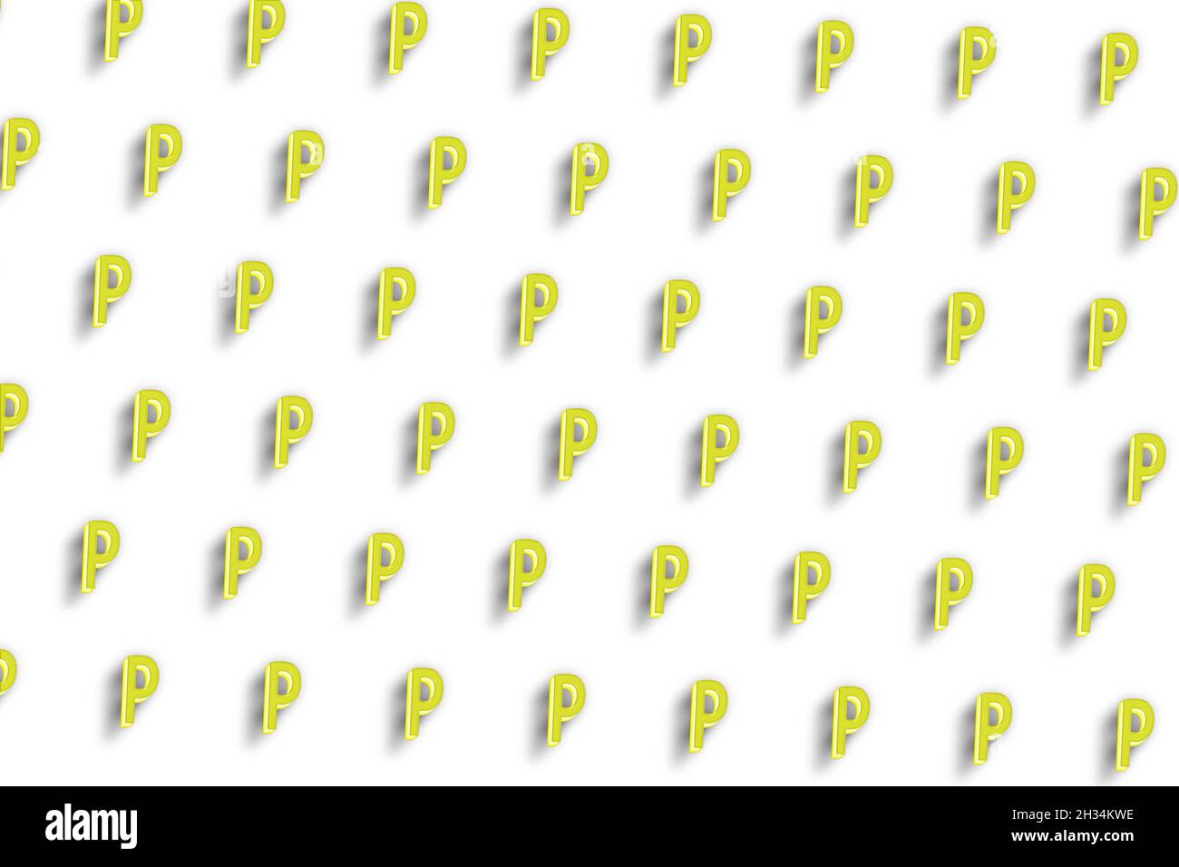 Rho sign. Rho letter, Greek Alphabet Symbol, white minimal background ...