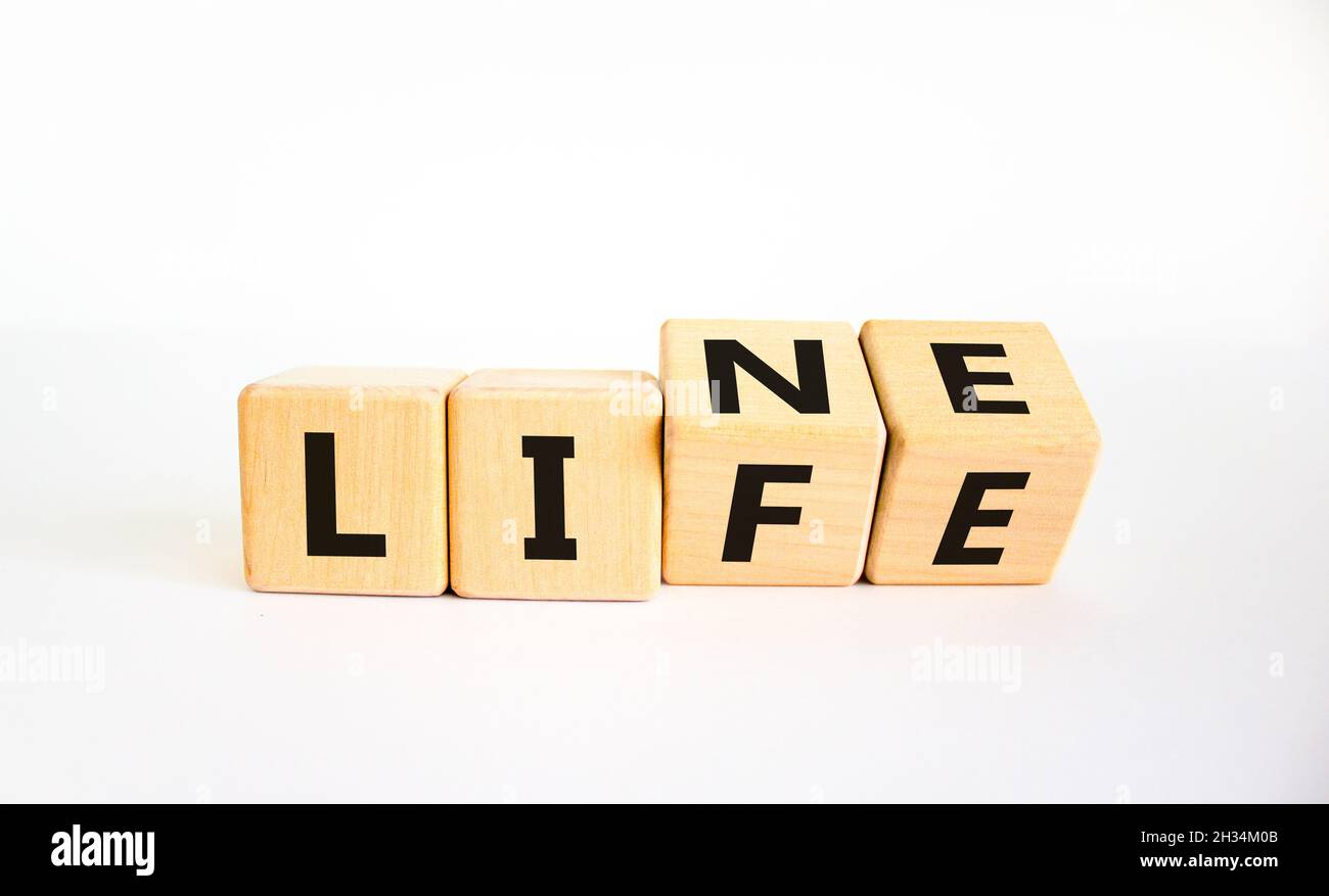 Lifeline, line of life symbol. Turned cubes and changed the word 'life ...