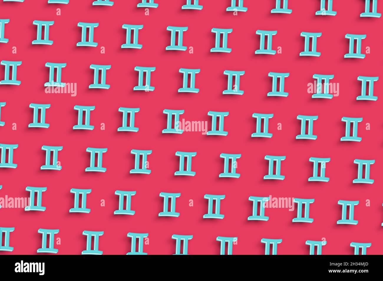 Gemini zodiac sign, Horoscope Astrology background, Gemini minimal ...