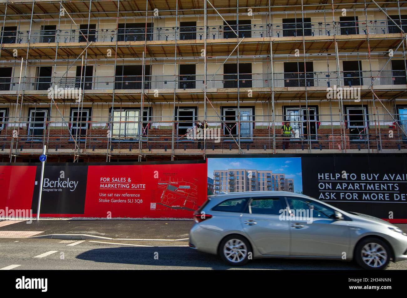 Slough, UK. The former Horlicks Factory site in Slough is undergoing a ...