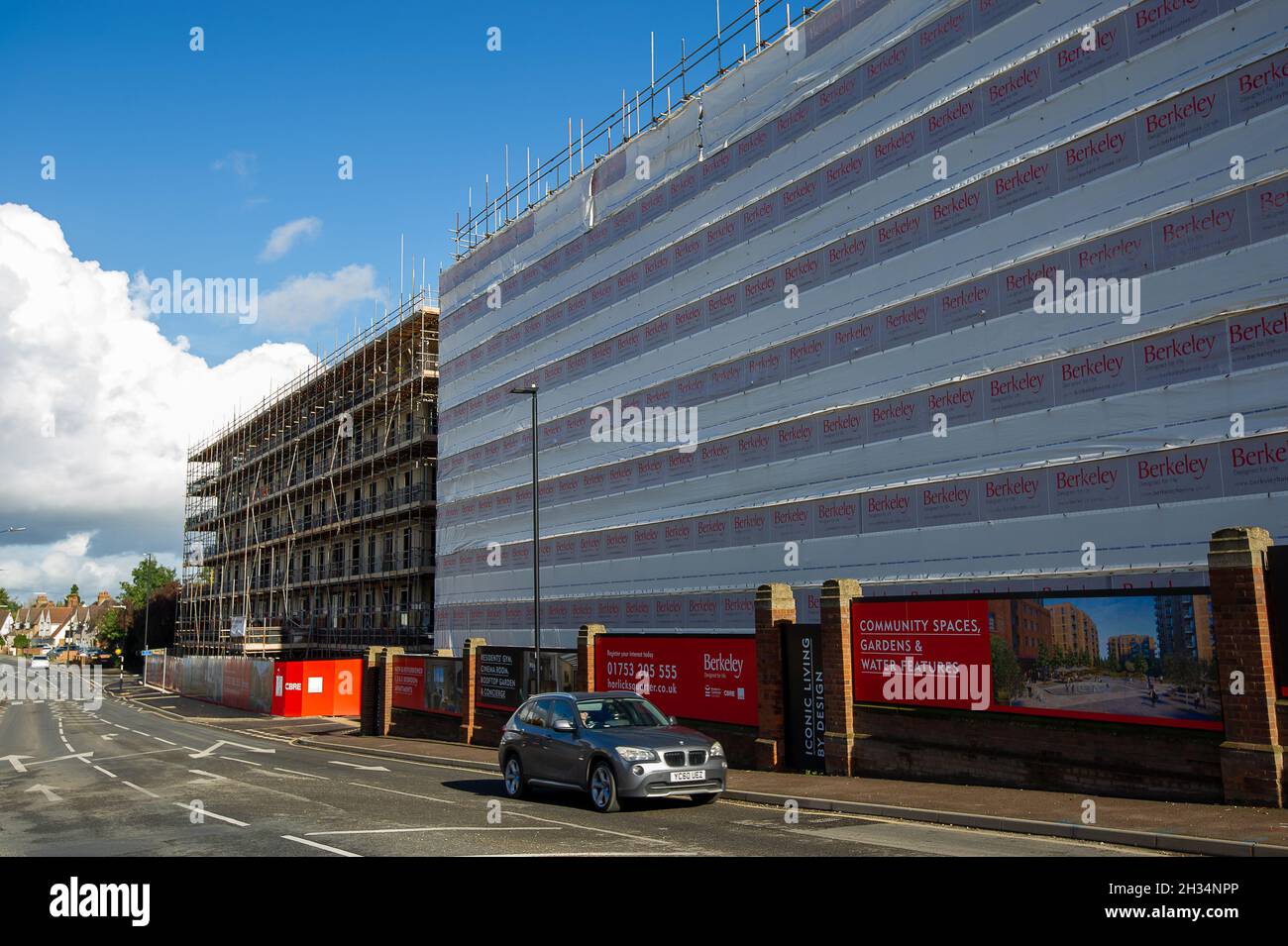 Slough, UK. The former Horlicks Factory site in Slough is undergoing a ...