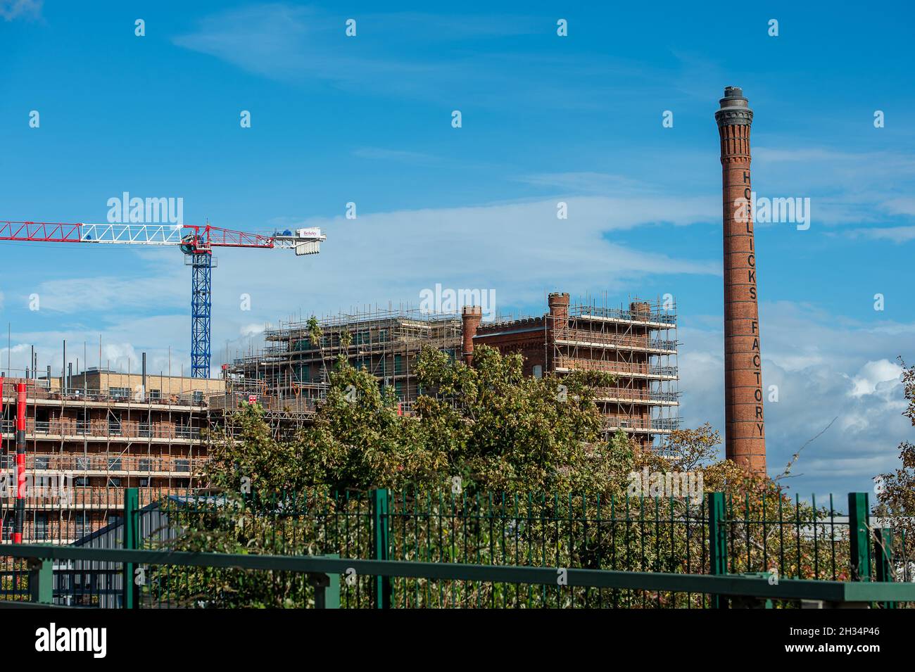 Slough, UK. The former Horlicks Factory site in Slough is undergoing a ...