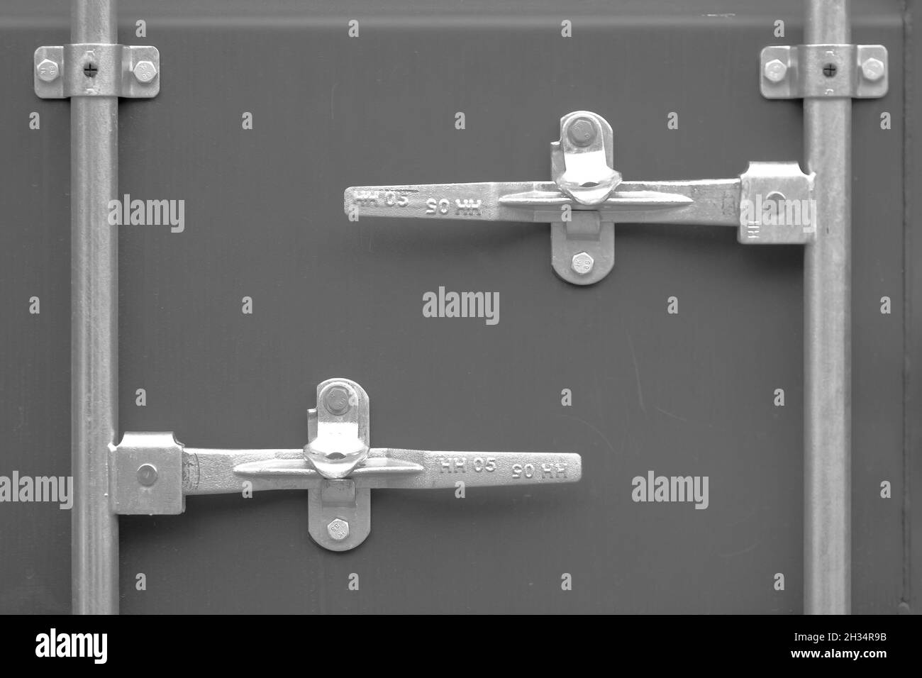 Opposing Locking mechanism of a random container, Southbank London ...