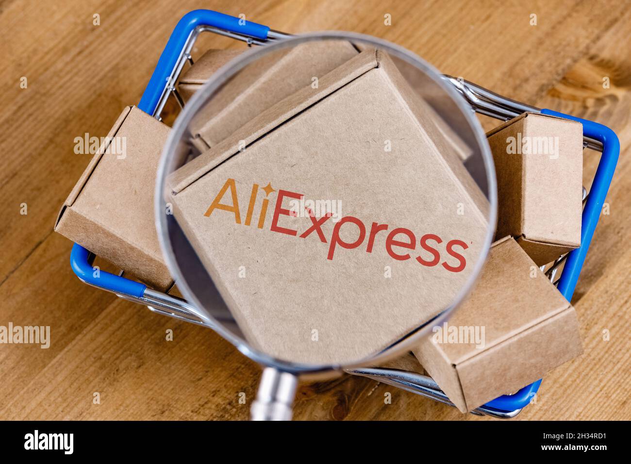 AliExpress is an Chinese online retail service. Modified photo of ...