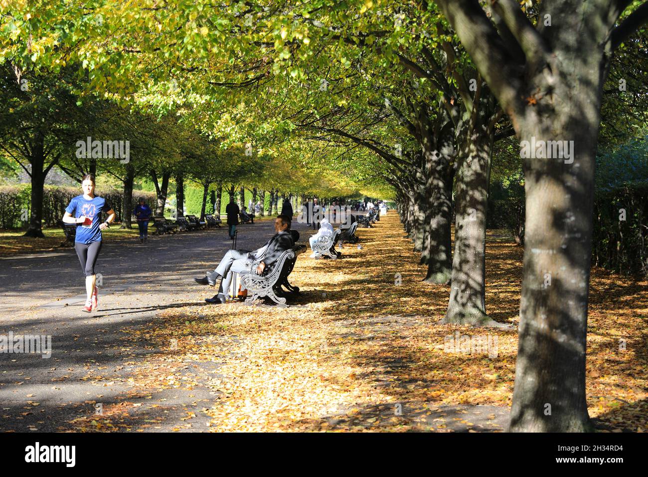 The broad walk green park hi-res stock photography and images - Alamy