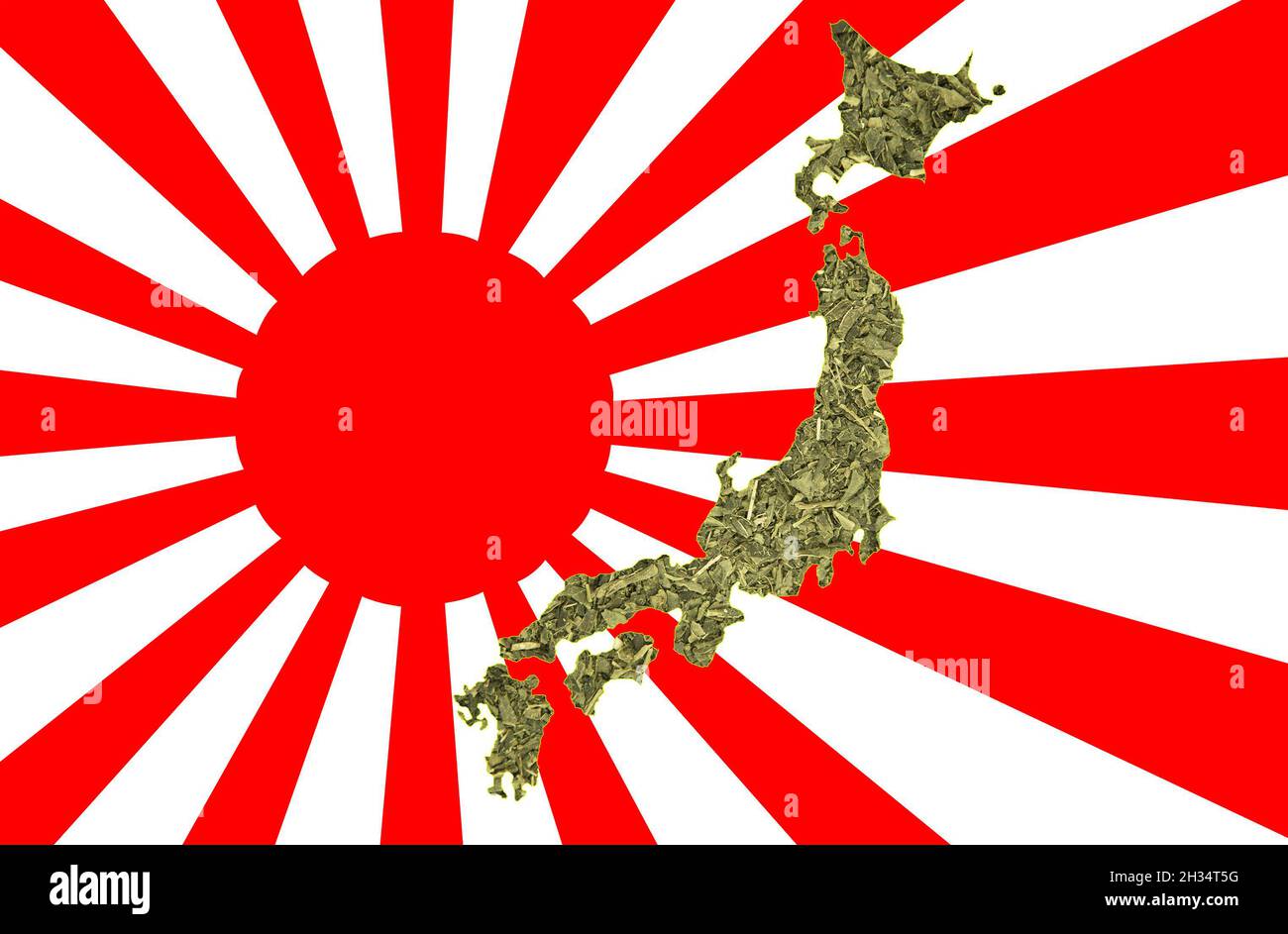 Japanese flag map hi-res stock photography and images - Alamy