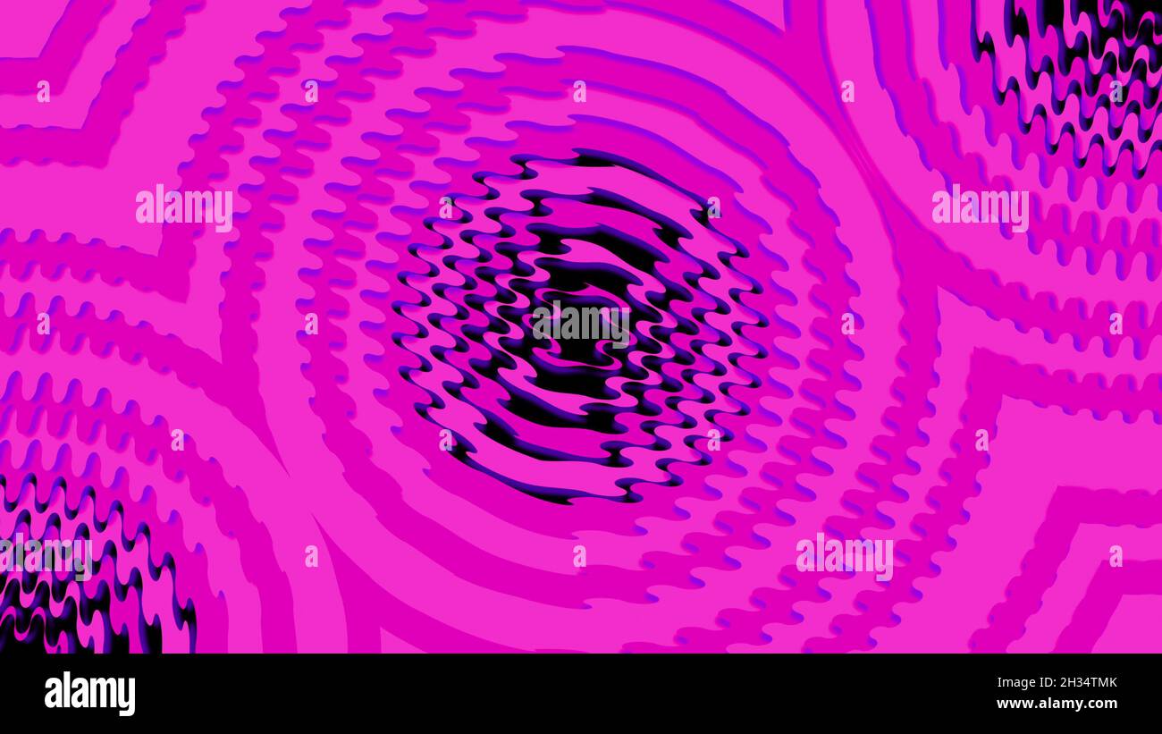 Blurring rings with 3d render of audio frequency. Light ripples of ...