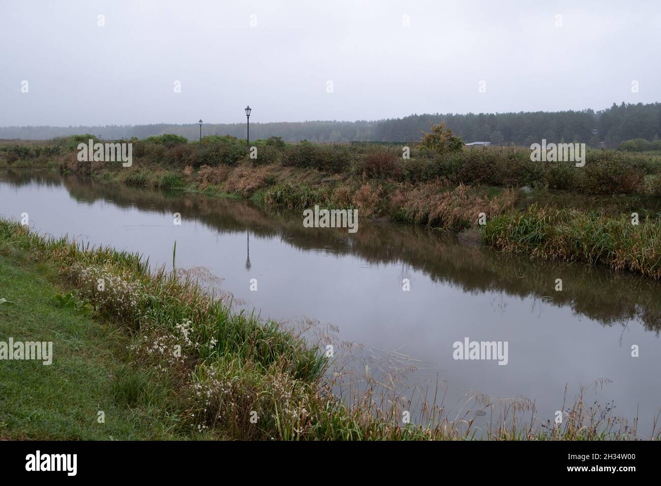 Podlasie, Poland - 20 October 2020: landscape of Polish Podlasie Stock ...