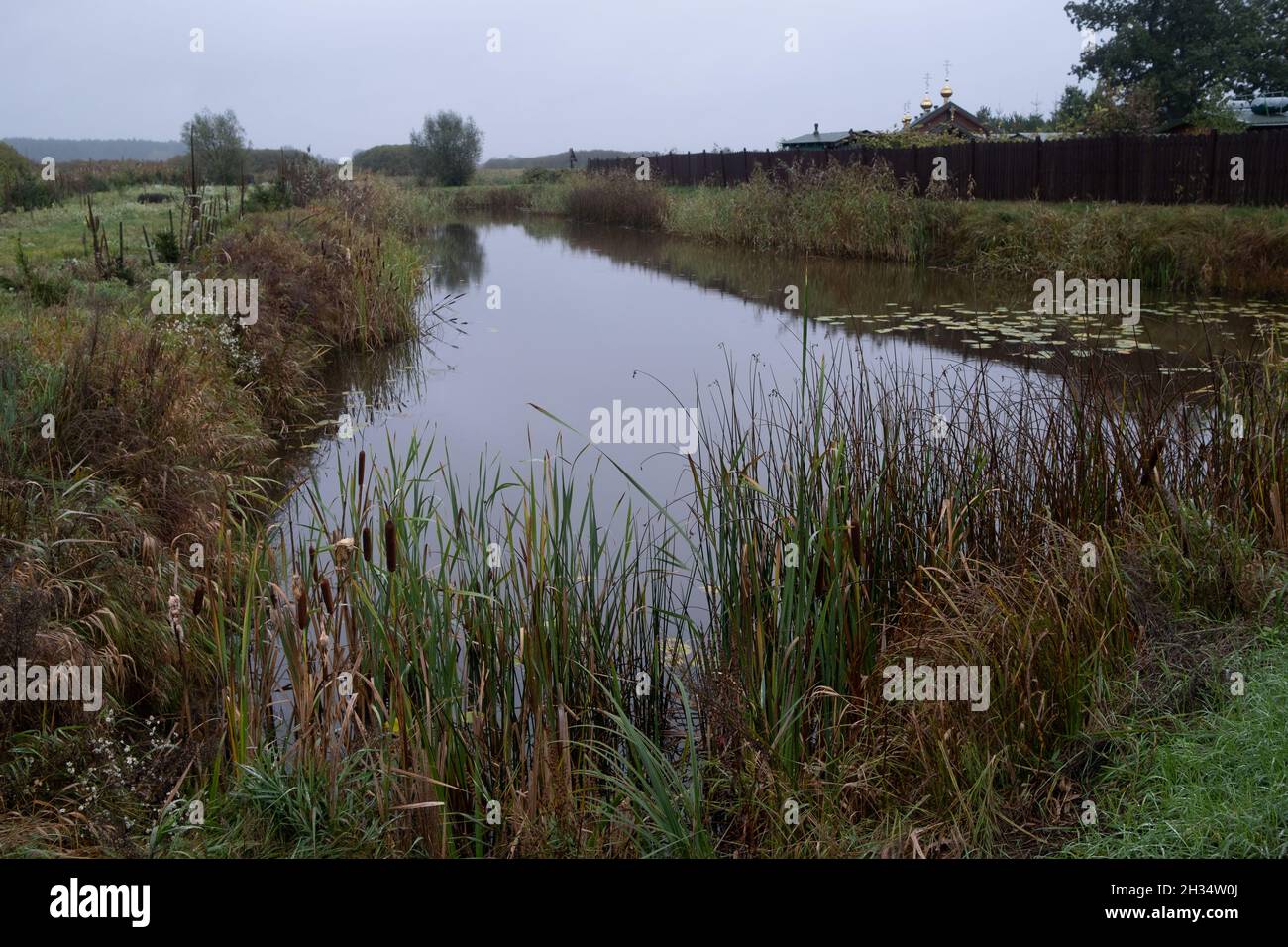 Podlasie, Poland - 20 October 2020: landscape of Polish Podlasie Stock ...