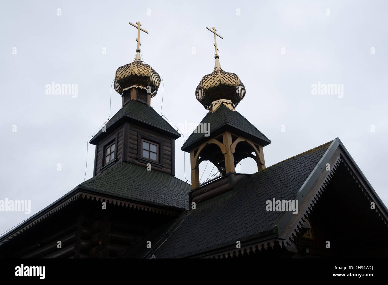 Odrynki, Poland - 20 October 2020: Orthodox hermitage in Podlasie, Skit ...