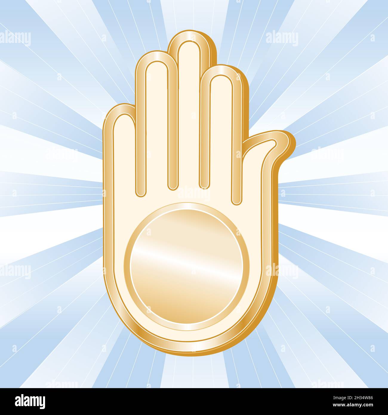 Hand Symbol Jain High Resolution Stock Photography and Images - Alamy