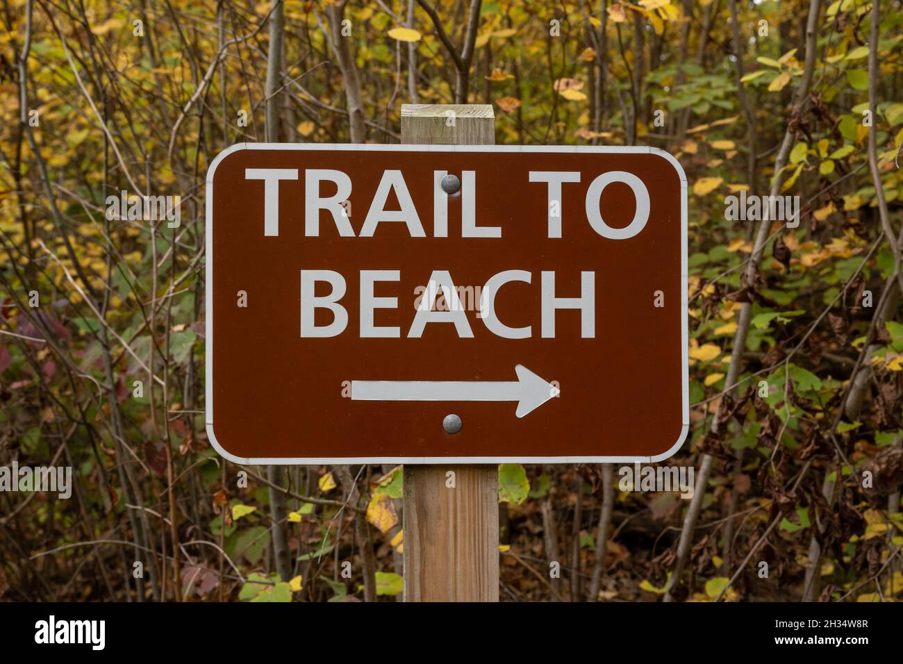 Indiana dunes national park sign hi-res stock photography and images ...