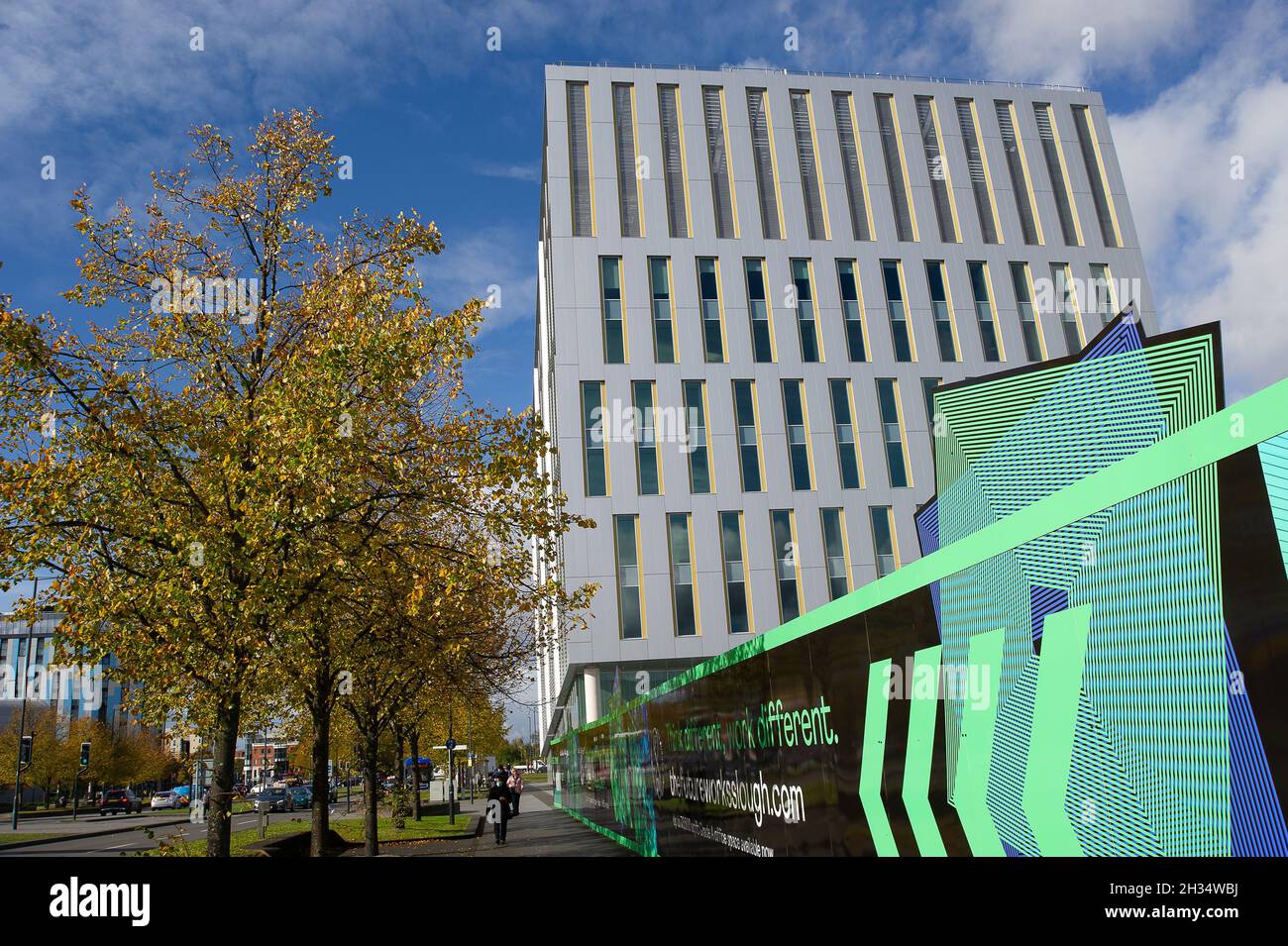 Slough, Berkshire, UK. 25th October, 2021. The new Future Works Office ...