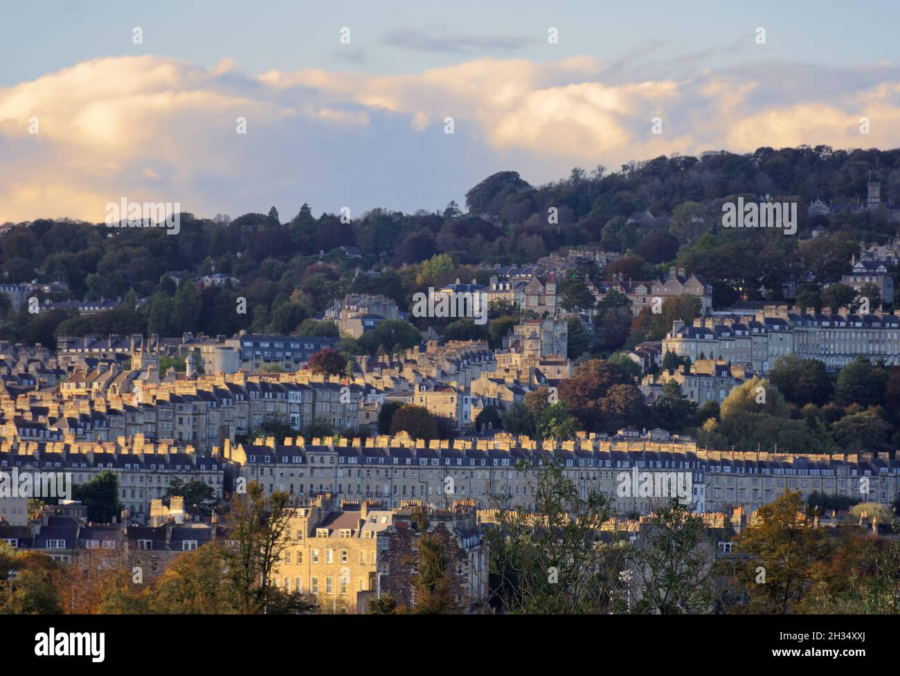 Bath skyline in the autumn Stock Photo - Alamy