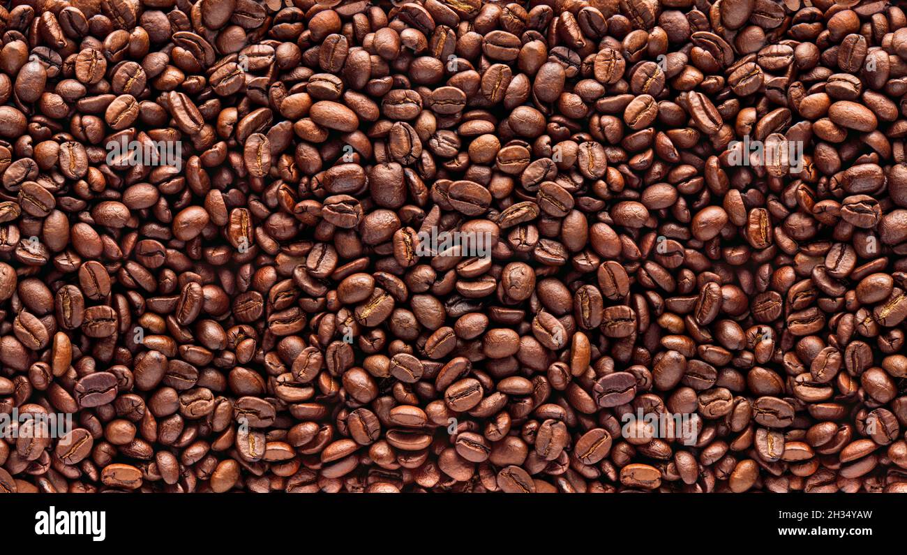 Seamless coffee beans texture hi-res stock photography and images - Alamy