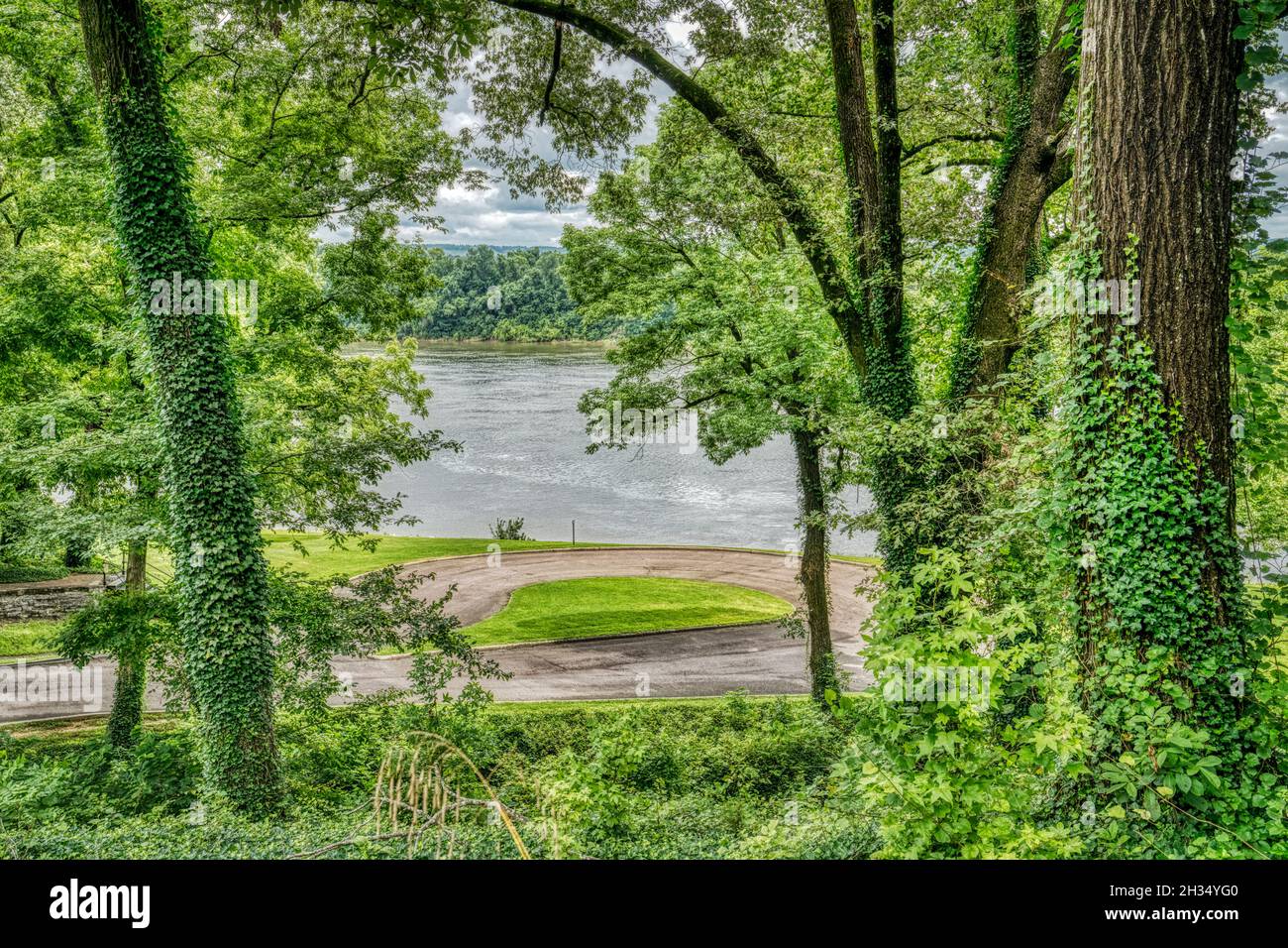 The site of Pittsburg Landing on the Tennessee River at the Shiloh ...