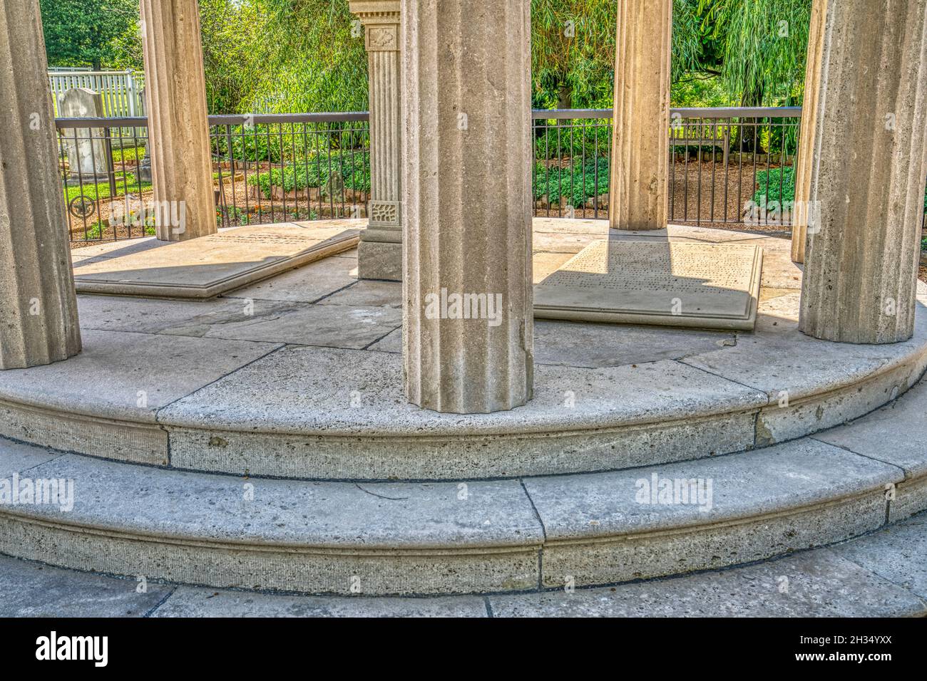 The tomb of Andrew and Rachel Jackson at the Hermitage in Nashville ...