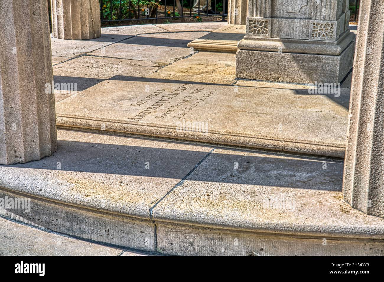 The tomb of Andrew Jackson at the Hermitage in Nashville, Tennessee ...